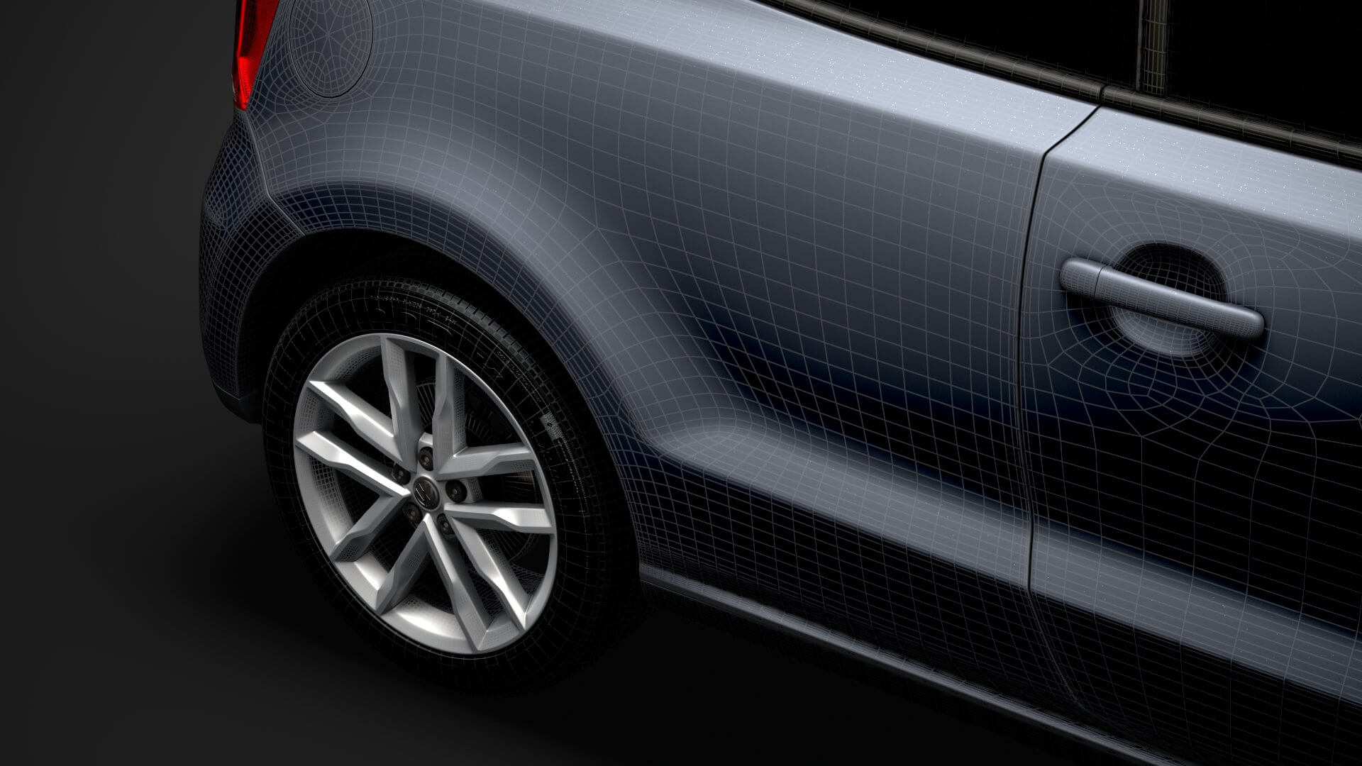 Volkswagen Polo TSI Typ6C 2017 - 3D Model by Creator 3D