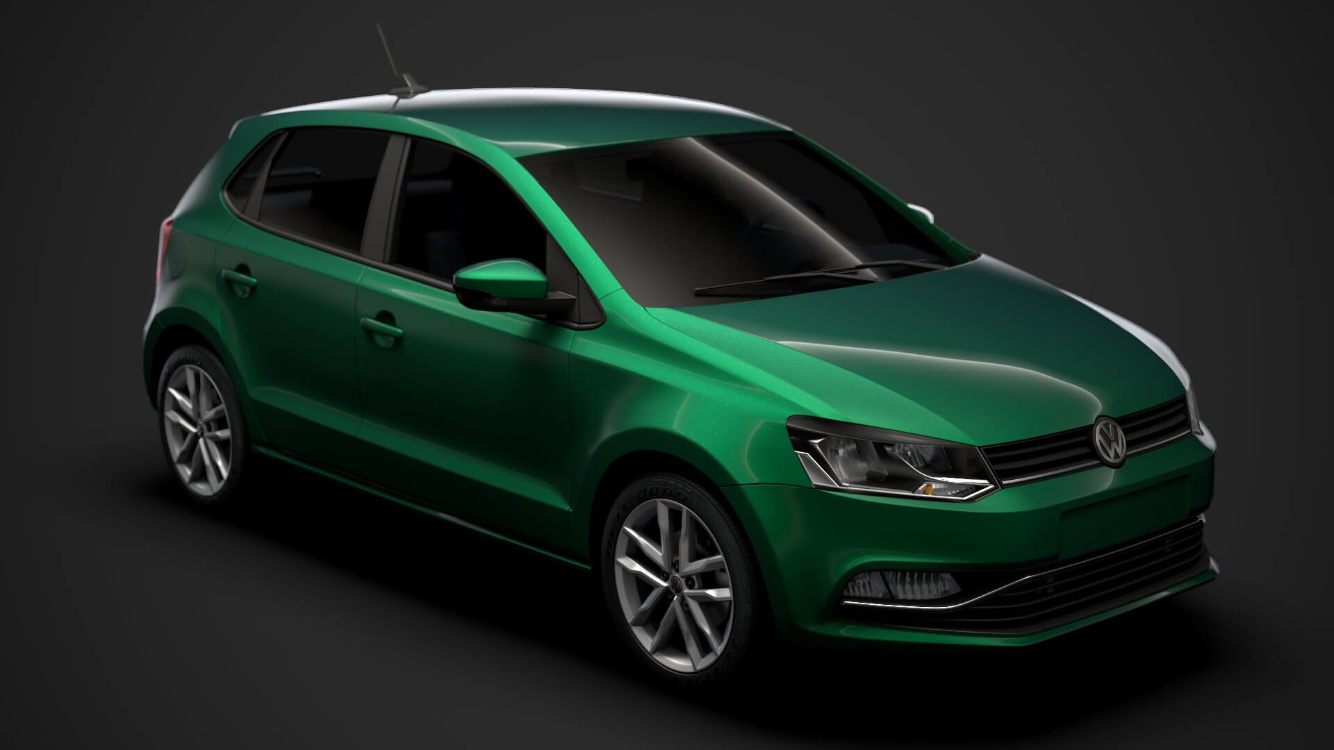 Volkswagen Polo TSI 5d Typ6C 2017 - 3D Model by Creator 3D