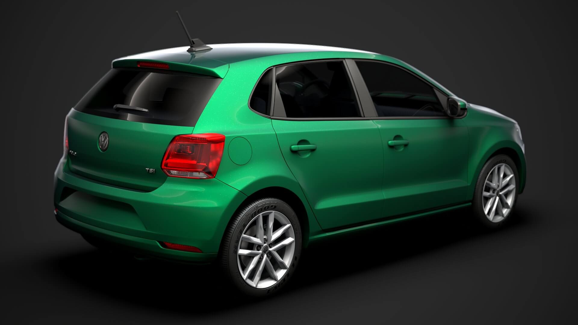 Volkswagen Polo TSI 5d Typ6C 2017 - 3D Model by Creator 3D
