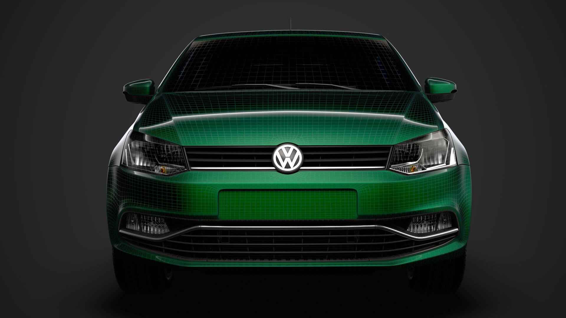 Volkswagen Polo TSI 5d Typ6C 2017 - 3D Model by Creator 3D