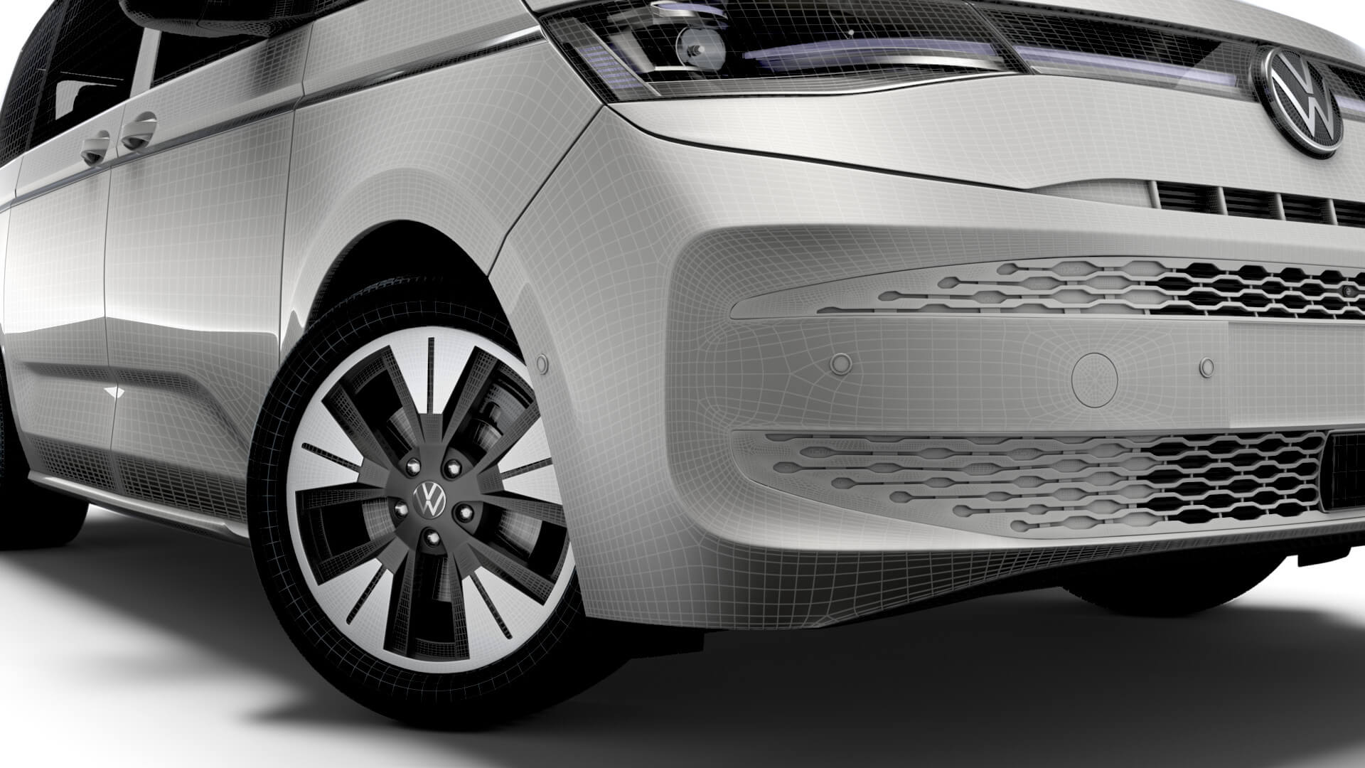 Volkswagen T7 Multivan TDI 2023 - 3D Model by Creator 3D