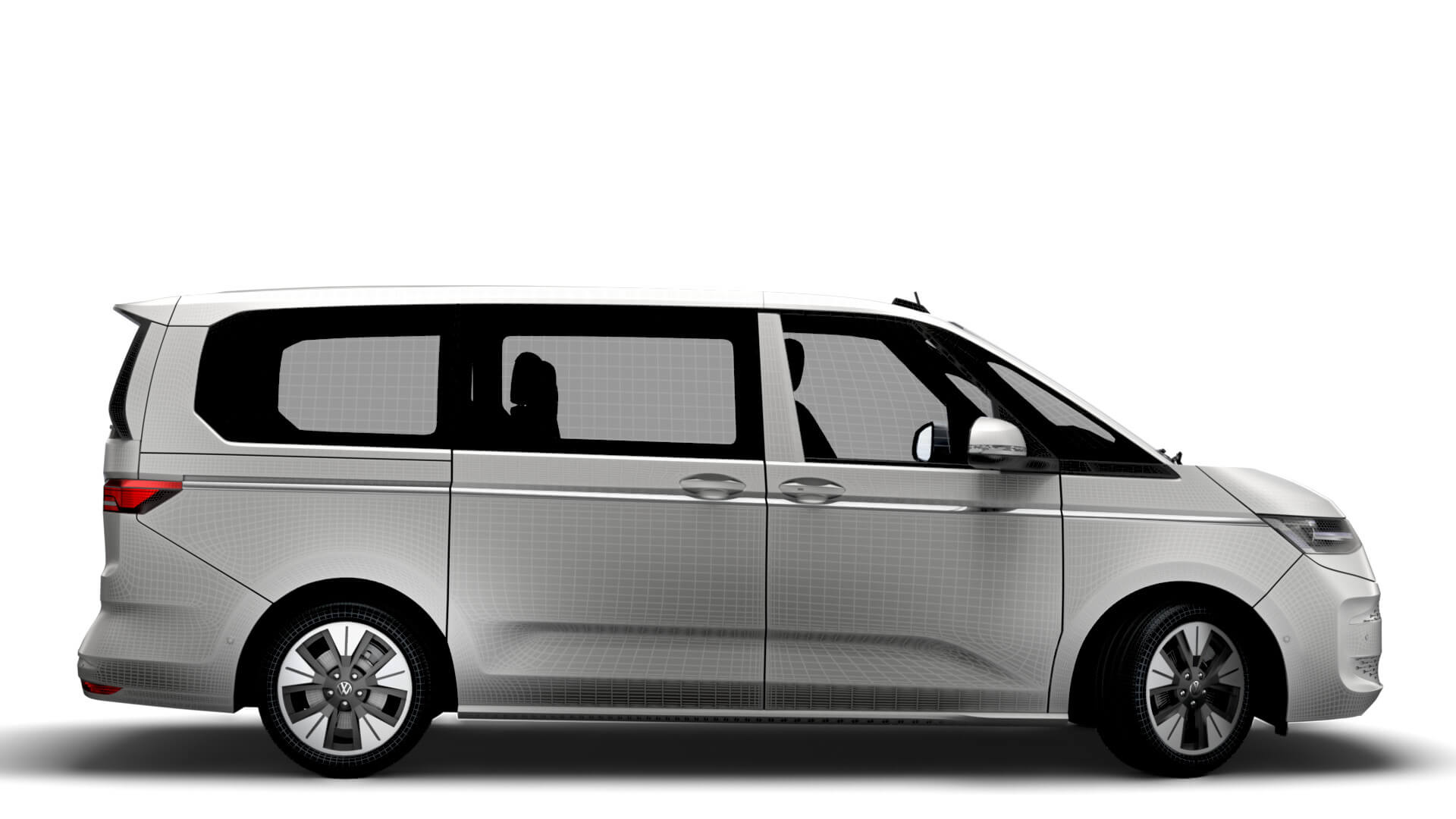 Volkswagen T7 Multivan TDI Long 2023 - 3D Model by Creator 3D