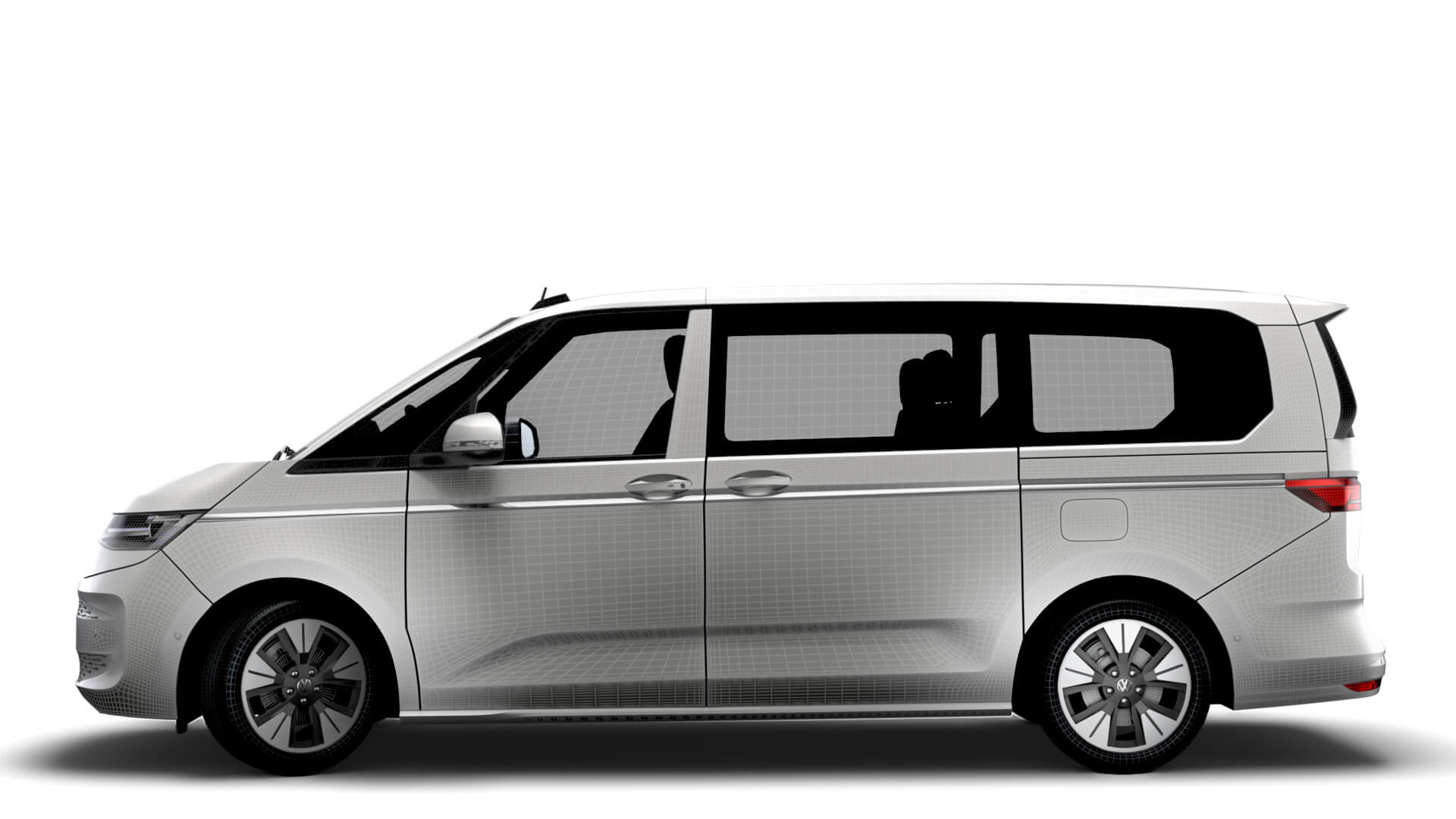 Volkswagen T7 Multivan TDI Long 2023 - 3D Model by Creator 3D