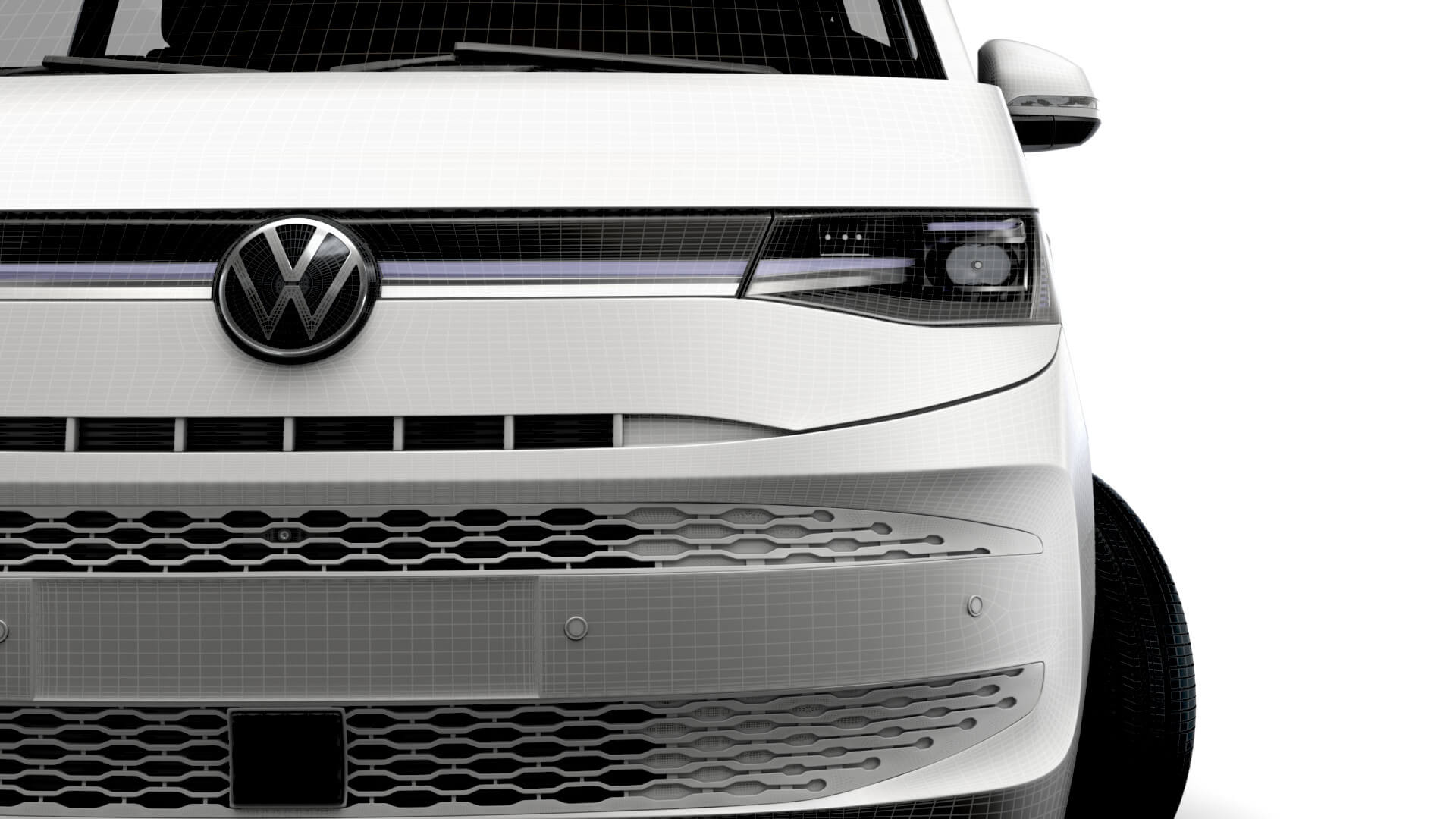 Volkswagen T7 Multivan TDI Long 2023 - 3D Model by Creator 3D