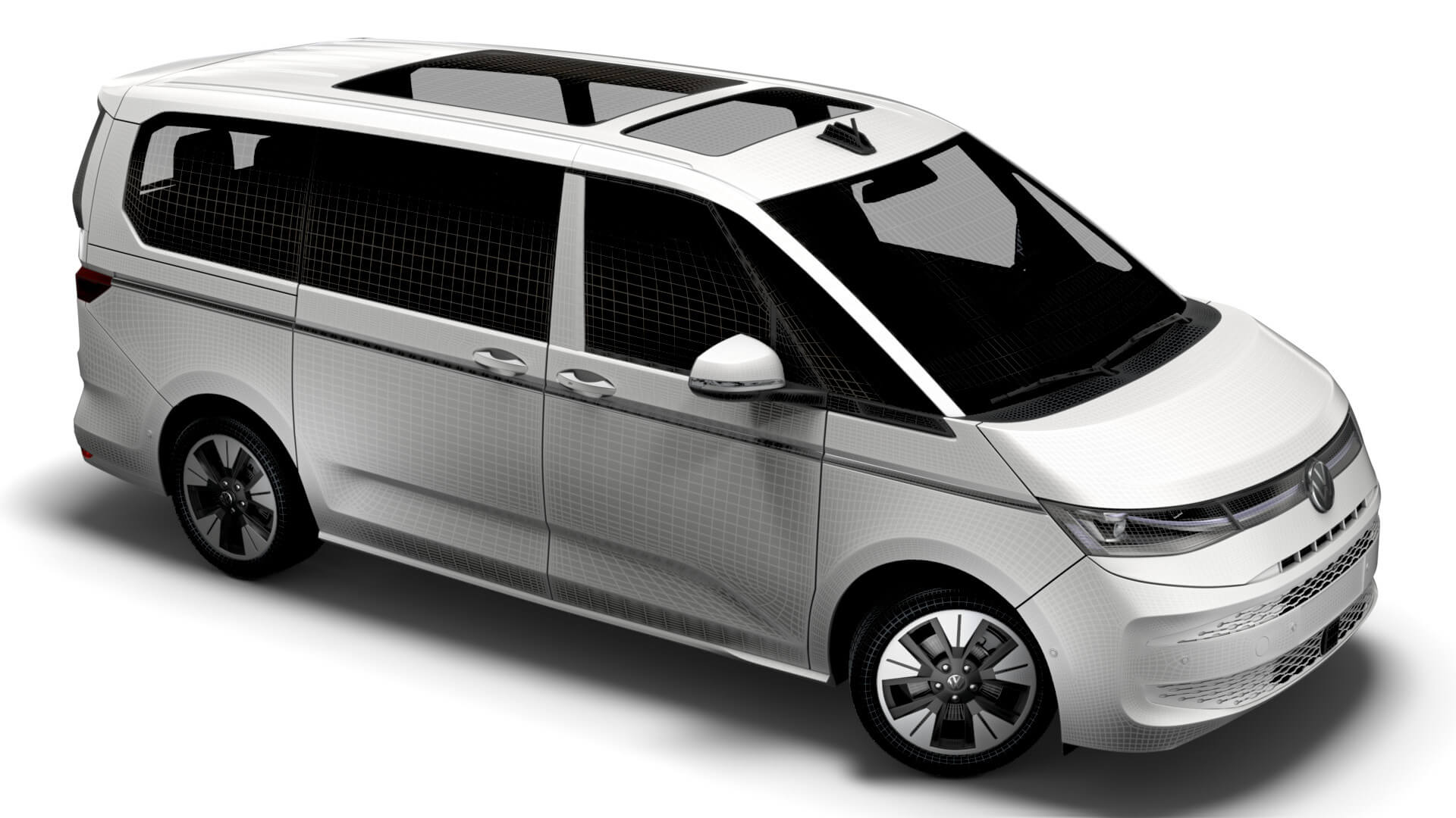 Volkswagen T7 Multivan TDI Long 2023 - 3D Model by Creator 3D