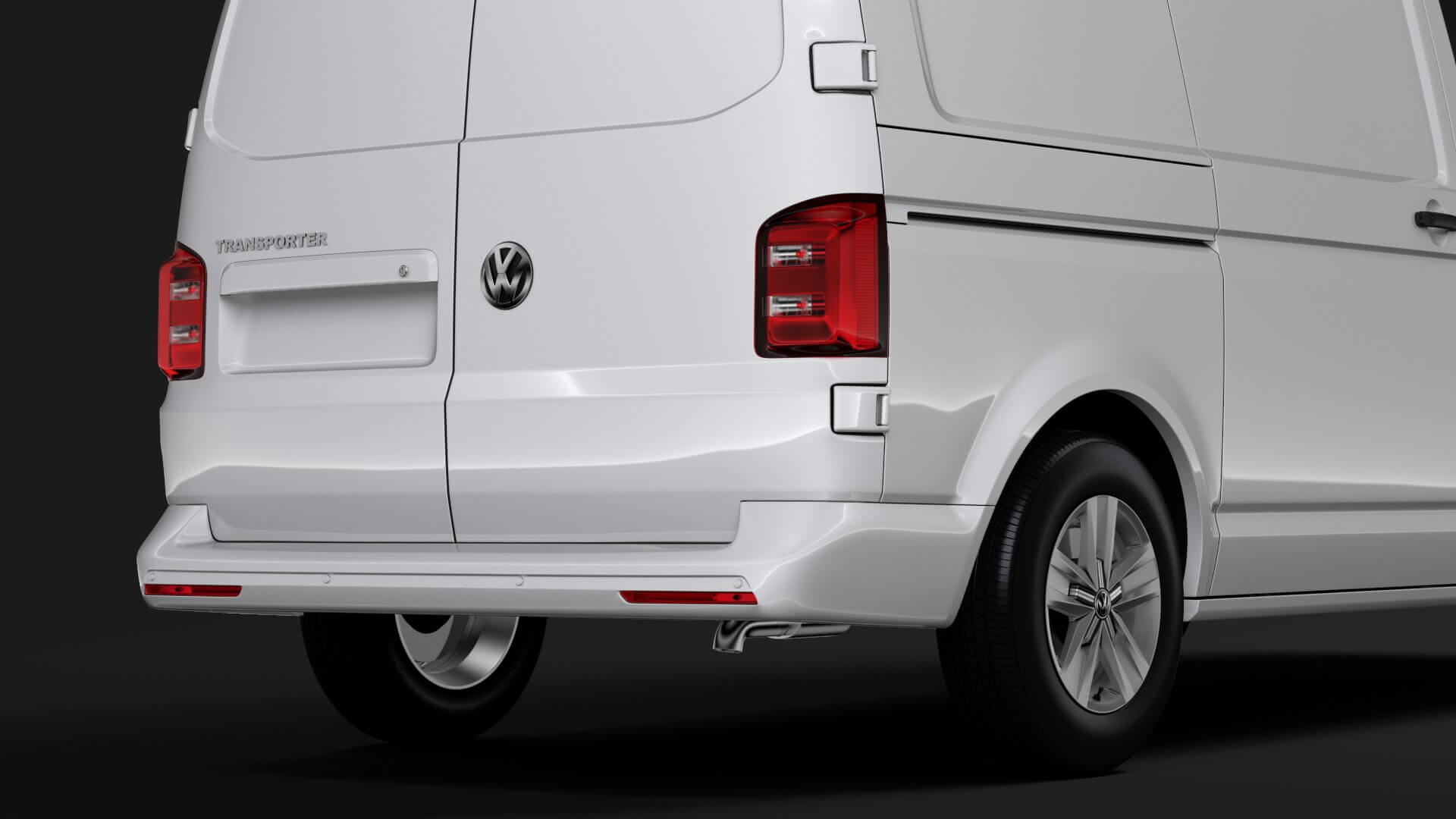 Volkswagen Transporter Van L1H1 Highline T6 2018 - 3D Model by Creator 3D