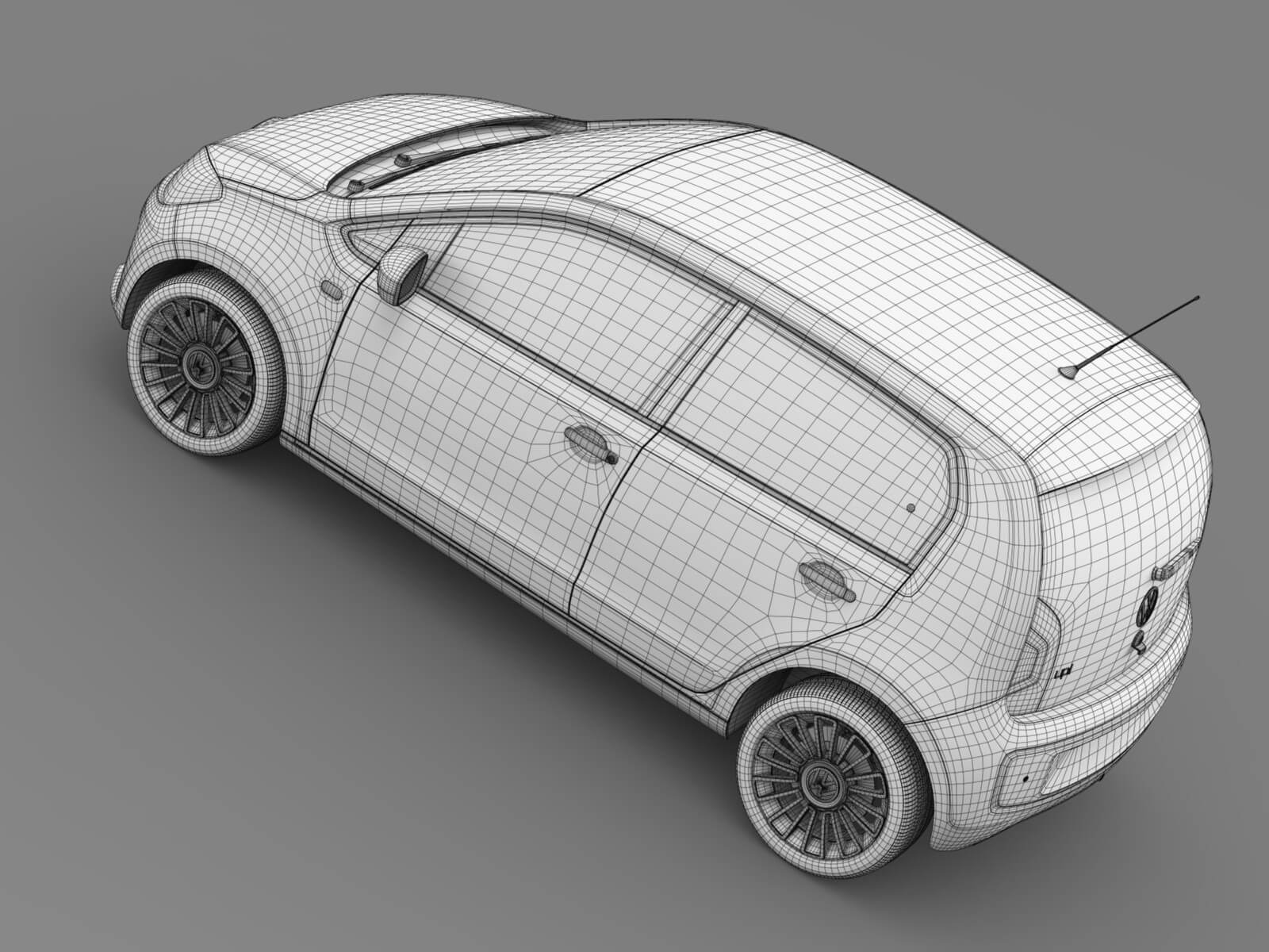 Volkswagen UP 5 Door 2012 - 3D Model by Creator 3D