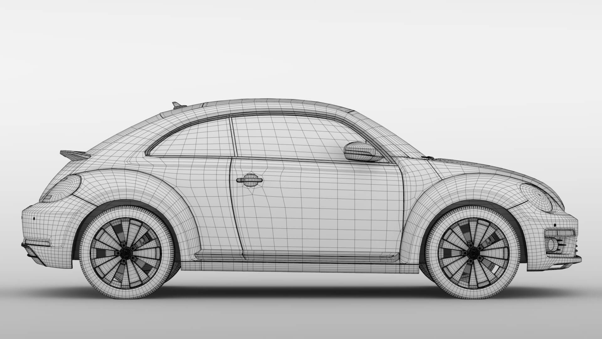 VW Beetle 2017 - 3D Model by Creator 3D