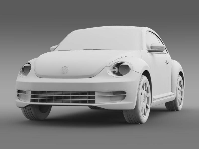 VW Beetle Design 2012 - 3D Model by Creator 3D
