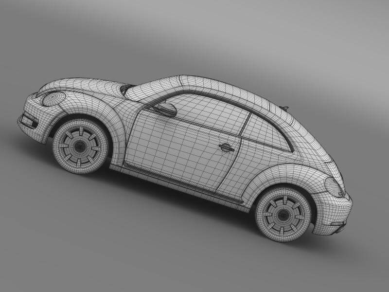VW Beetle Design 2012 - 3D Model by Creator 3D