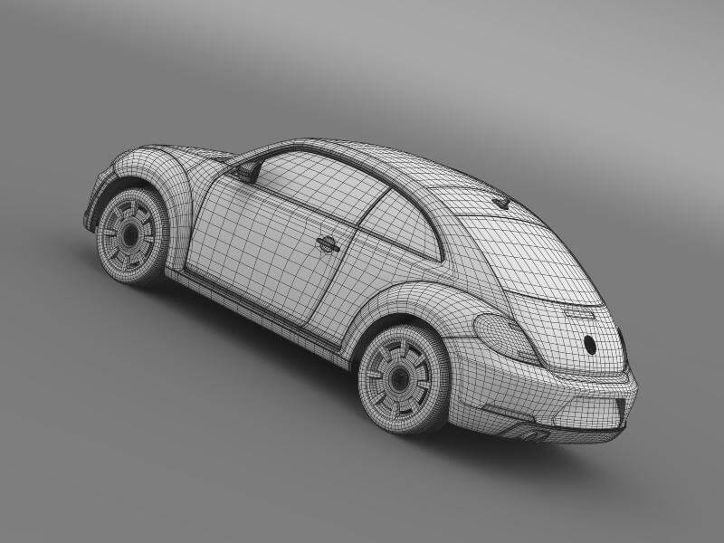 VW Beetle Design 2012 - 3D Model by Creator 3D