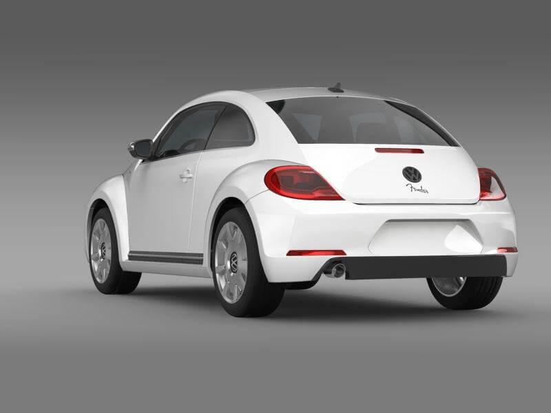 VW Beetle Fender Edition 2012 - 3D Model by Creator 3D