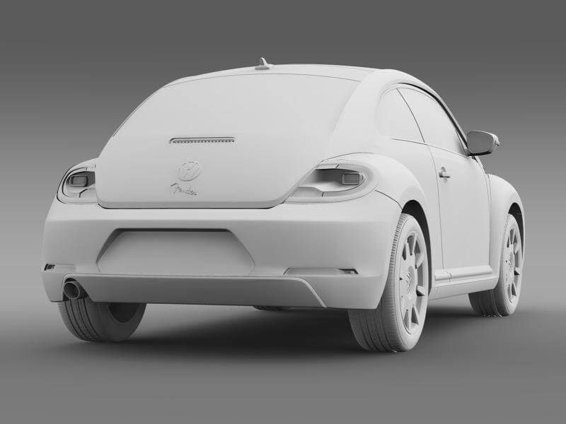 VW Beetle Fender Edition 2012 - 3D Model by Creator 3D