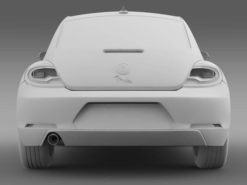 VW Beetle Fender Edition 2012 - 3D Model by Creator 3D