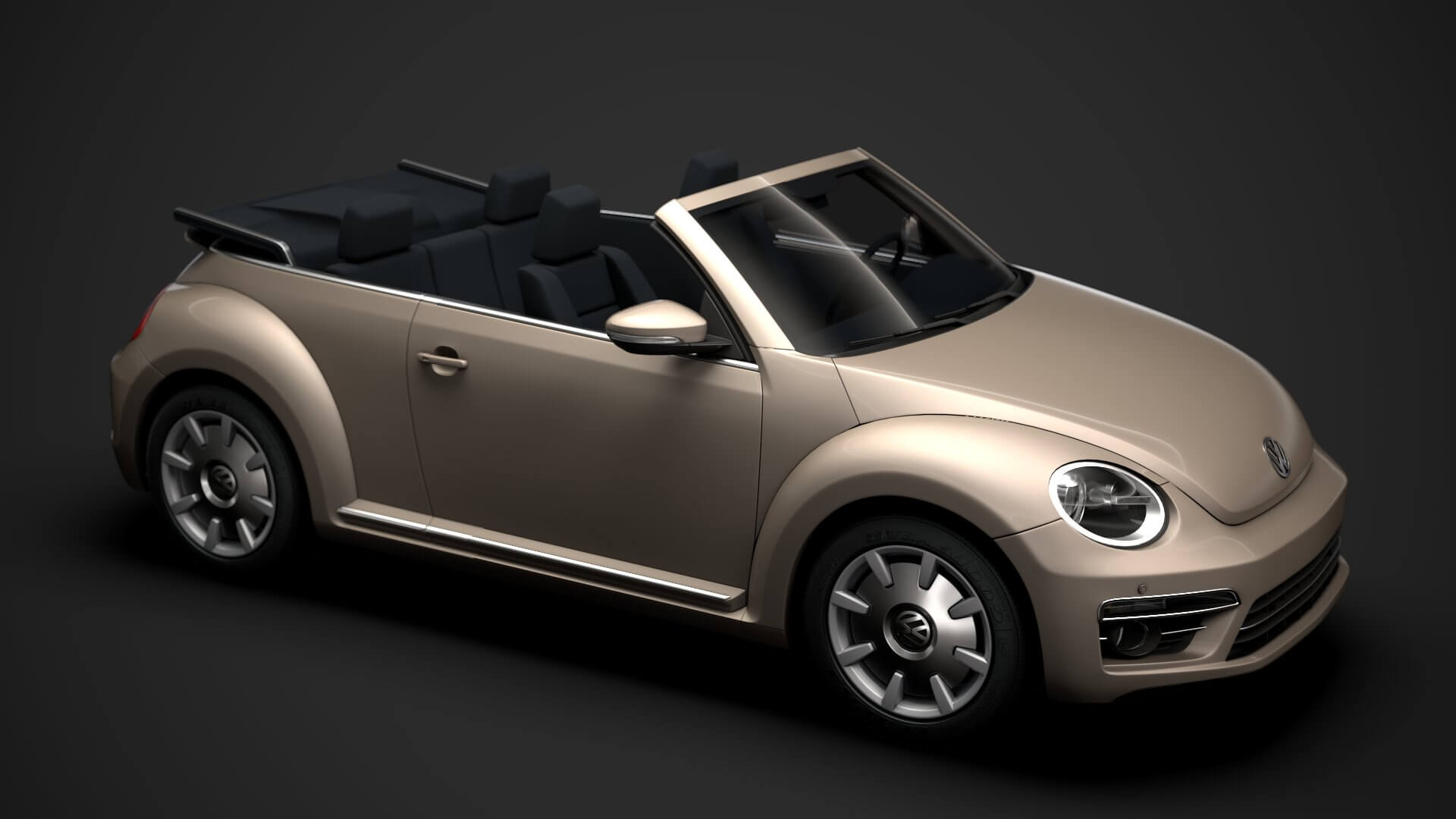 VW Beetle Final Edition Convertible 2020 - 3D Model by Creator 3D