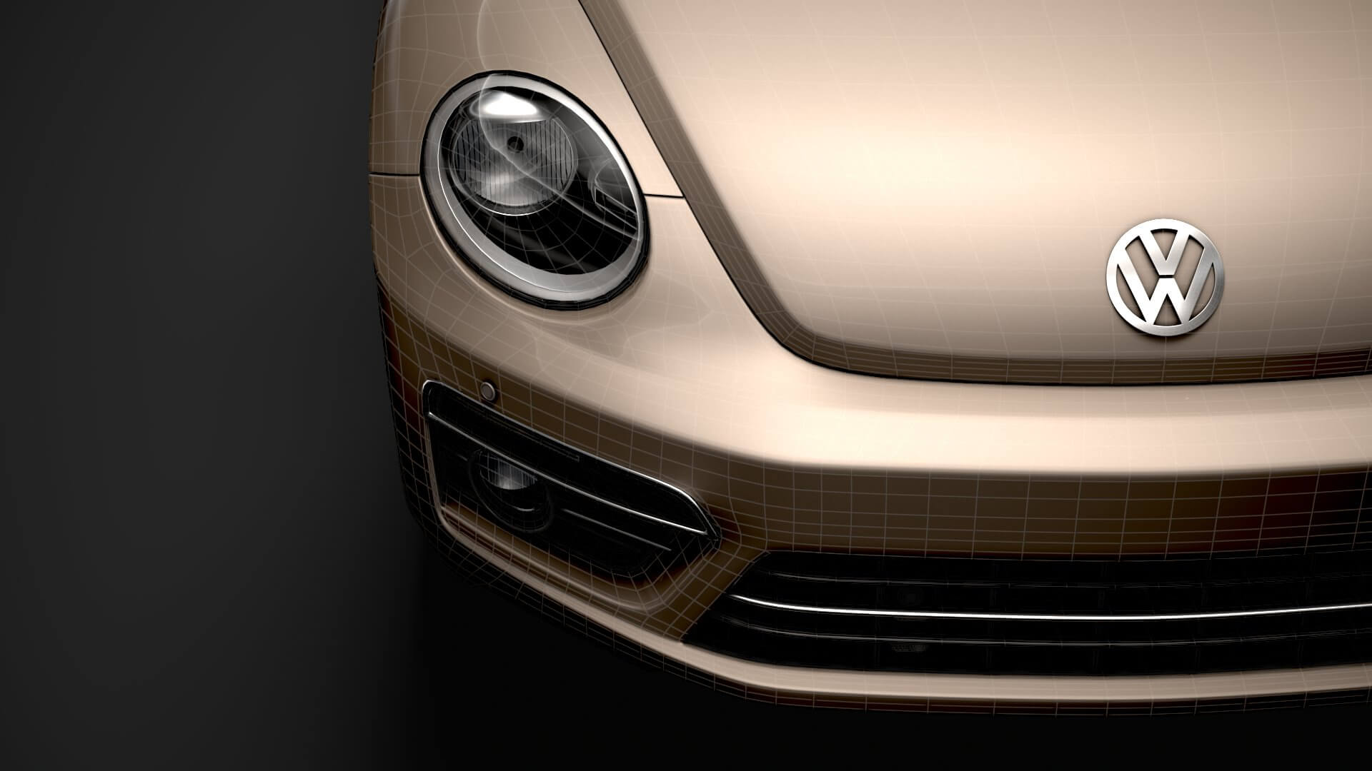 VW Beetle Final Edition Convertible 2020 - 3D Model by Creator 3D