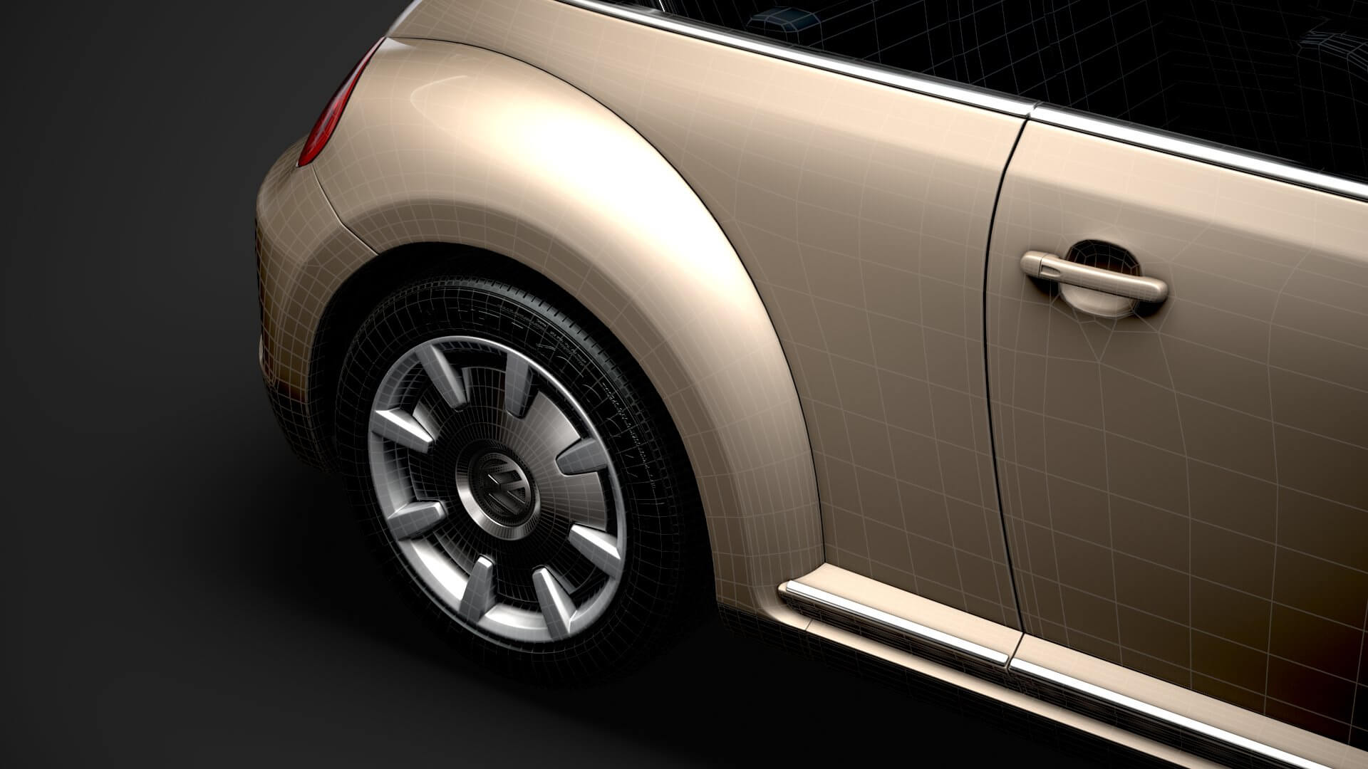 VW Beetle Final Edition Convertible 2020 - 3D Model by Creator 3D