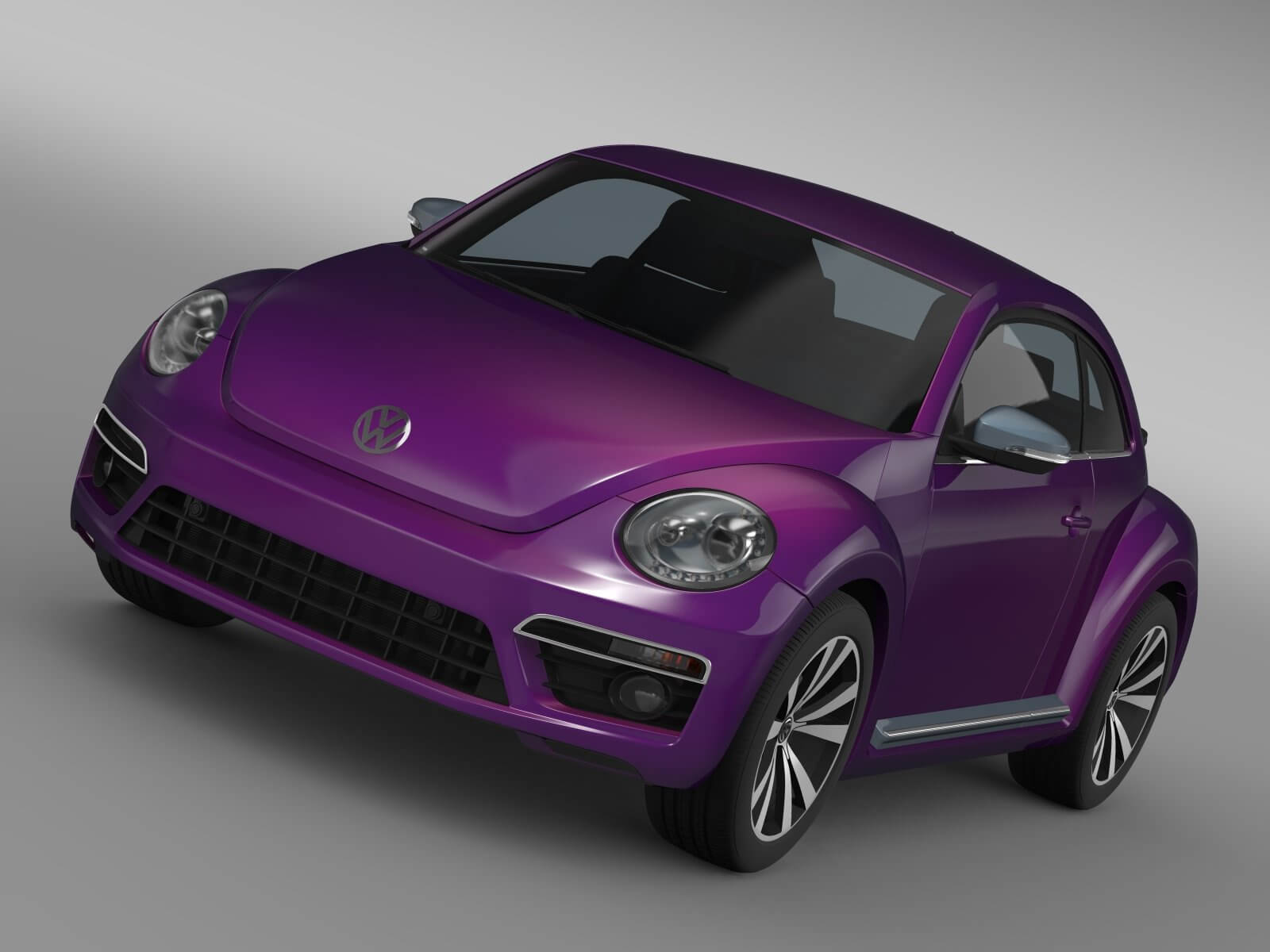 VW Beetle Pink Edition Concept 2015 - 3D Model by Creator 3D