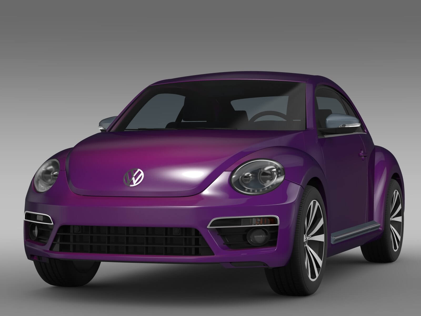 VW Beetle Pink Edition Concept 2015 - 3D Model by Creator 3D