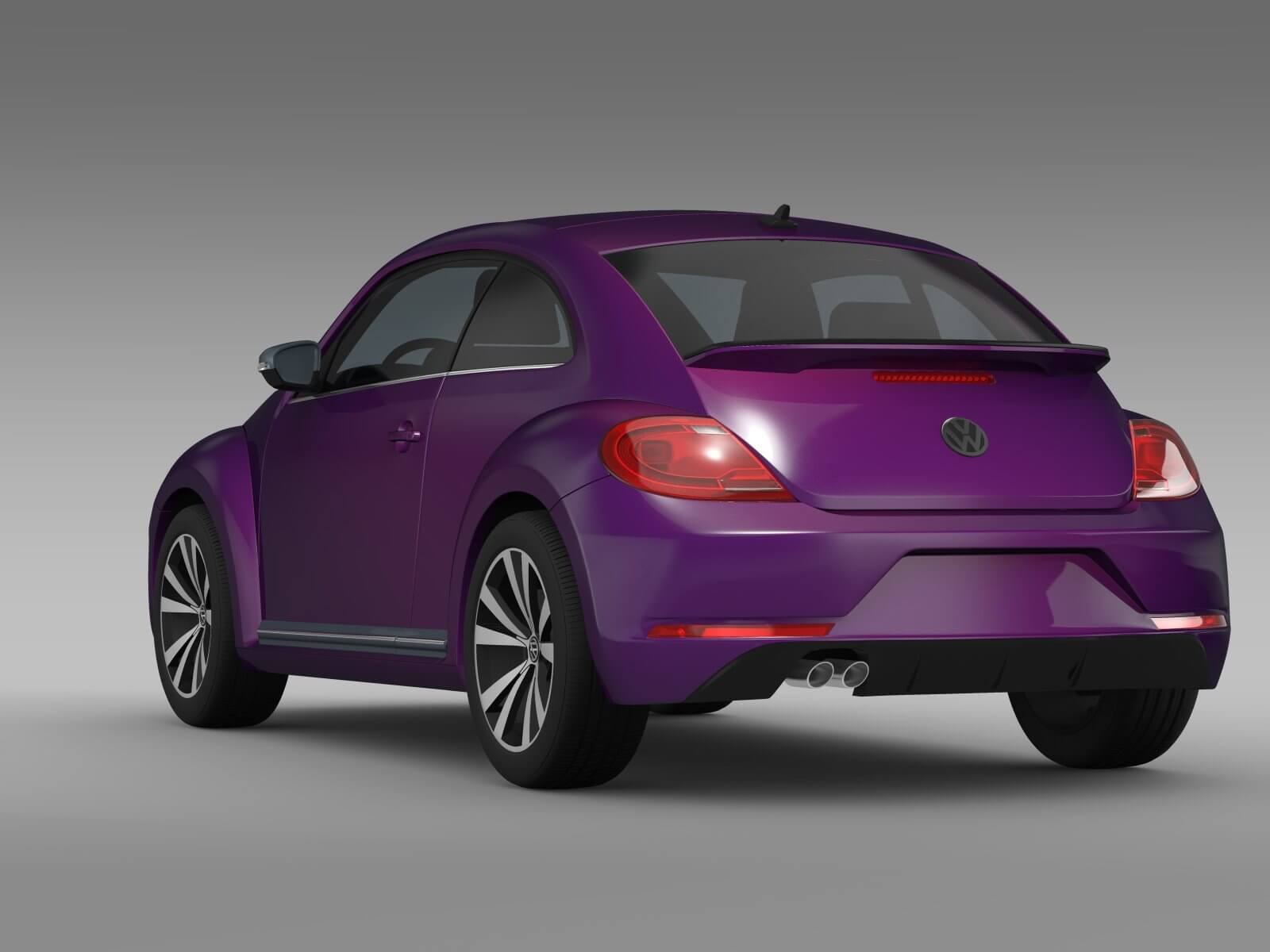 VW Beetle Pink Edition Concept 2015 - 3D Model by Creator 3D