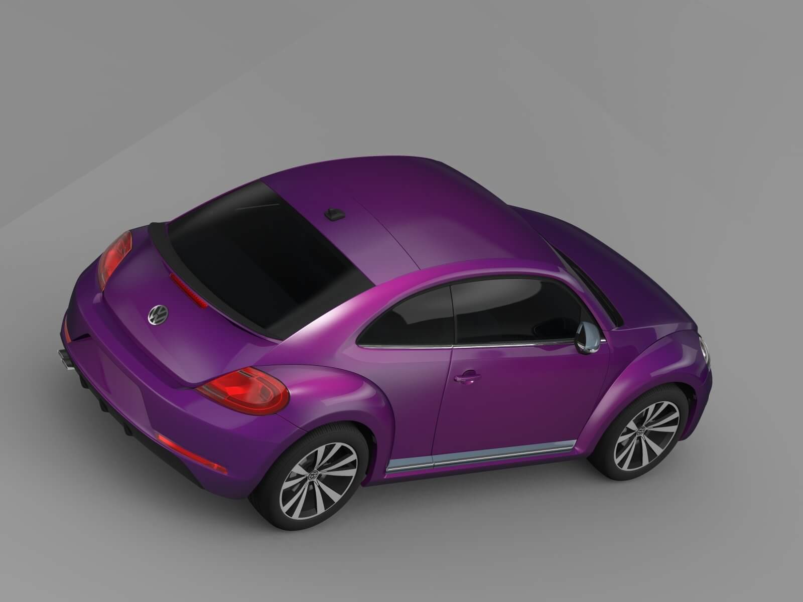 VW Beetle Pink Edition Concept 2015 - 3D Model by Creator 3D