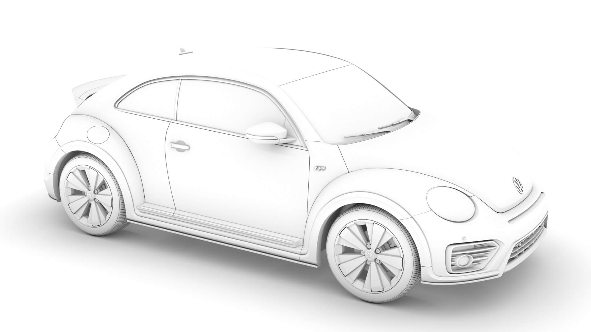 VW Beetle R LIne 2020 - 3D Model by Creator 3D