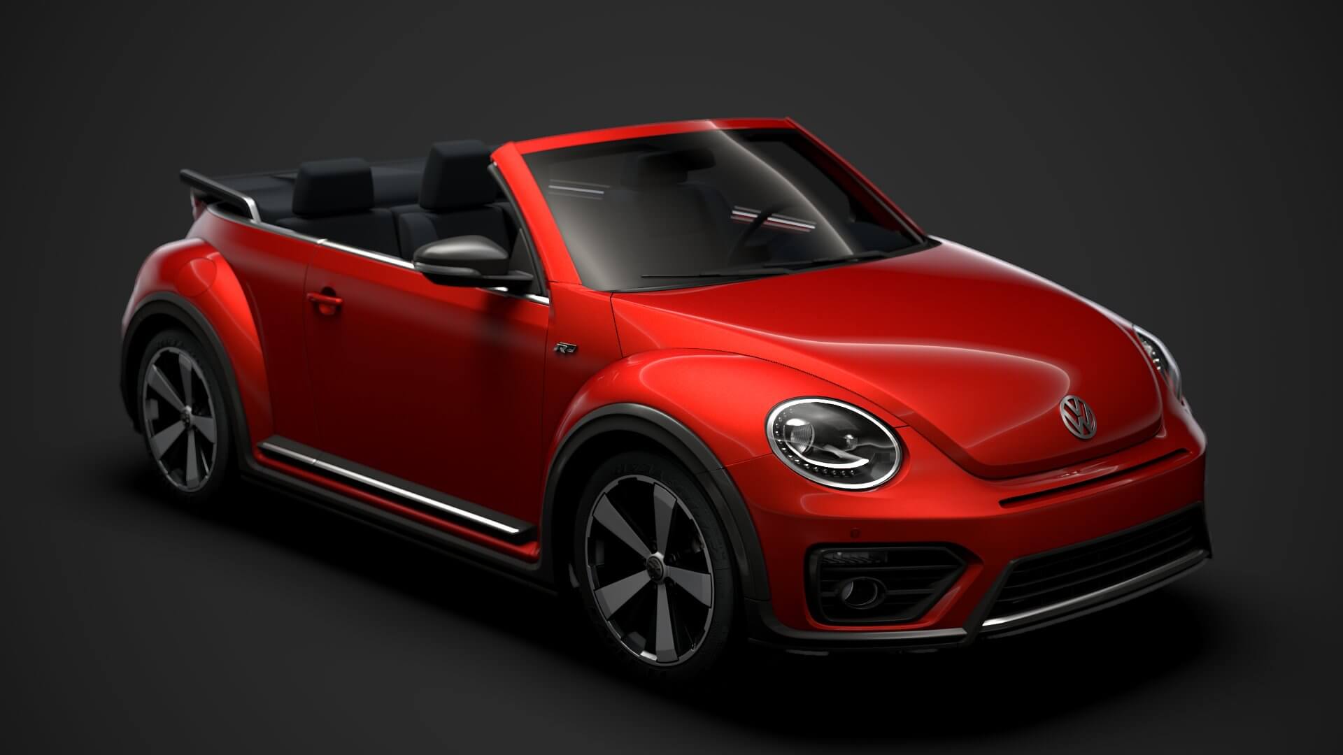 VW Beetle R LIne Convertible 2020 - 3D Model by Creator 3D