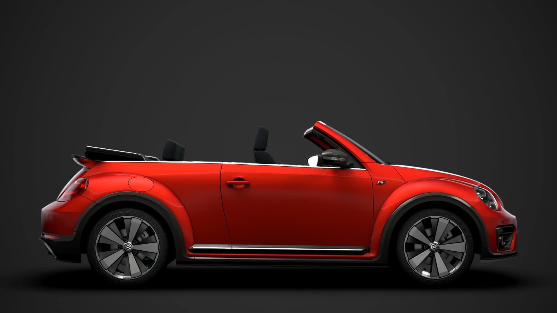 VW Beetle R LIne Convertible 2020 - 3D Model by Creator 3D