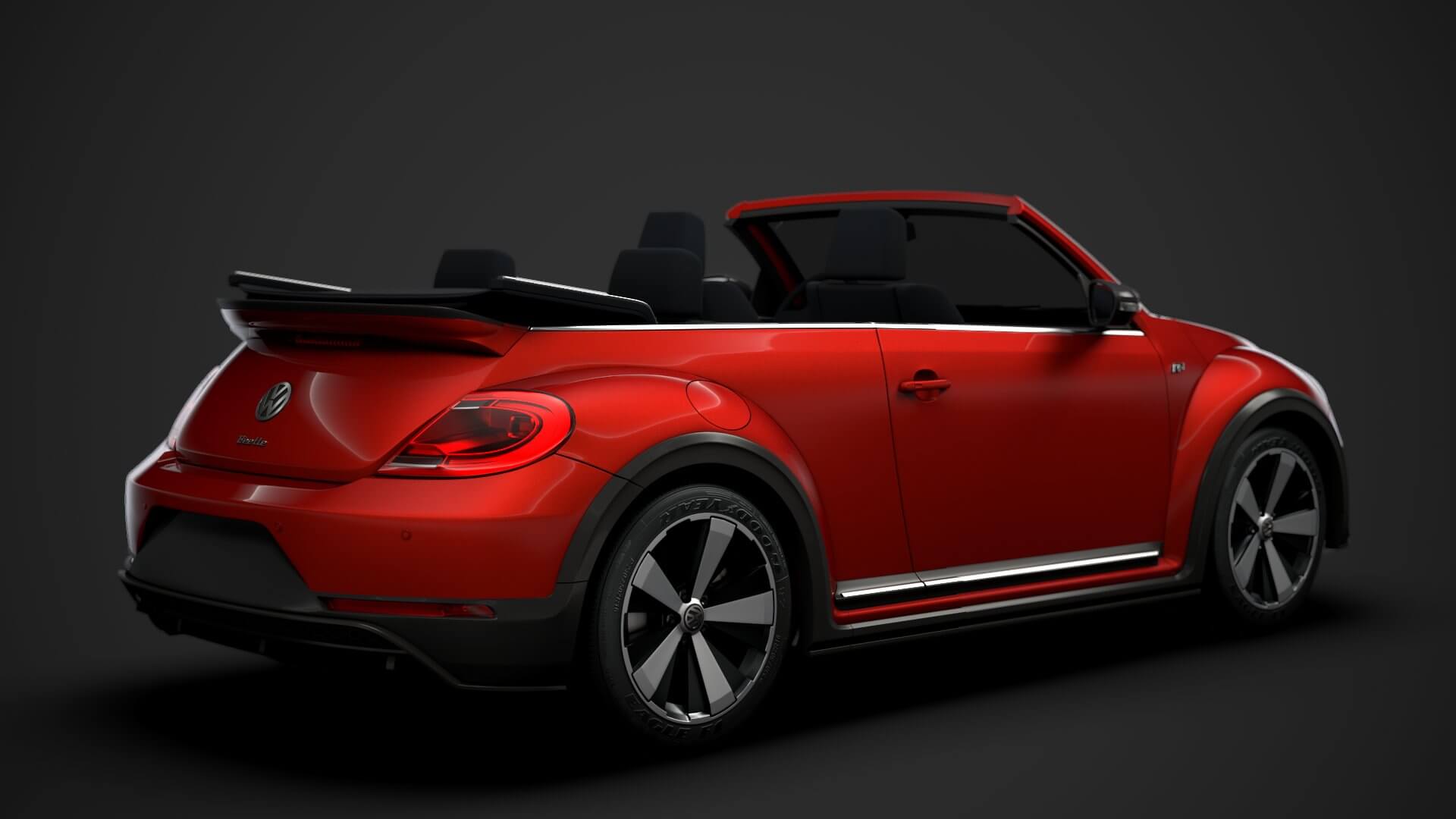 VW Beetle R LIne Convertible 2020 - 3D Model by Creator 3D