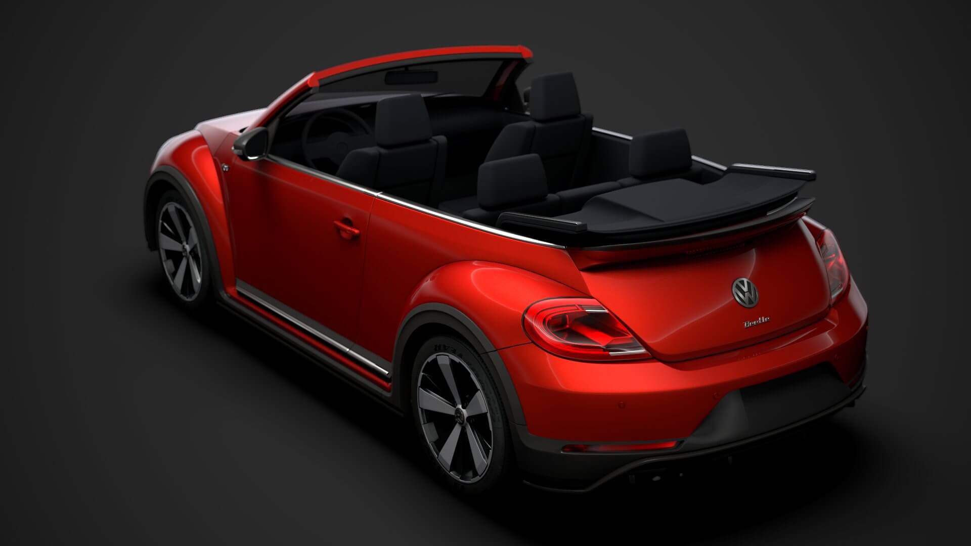 VW Beetle R LIne Convertible 2020 - 3D Model by Creator 3D