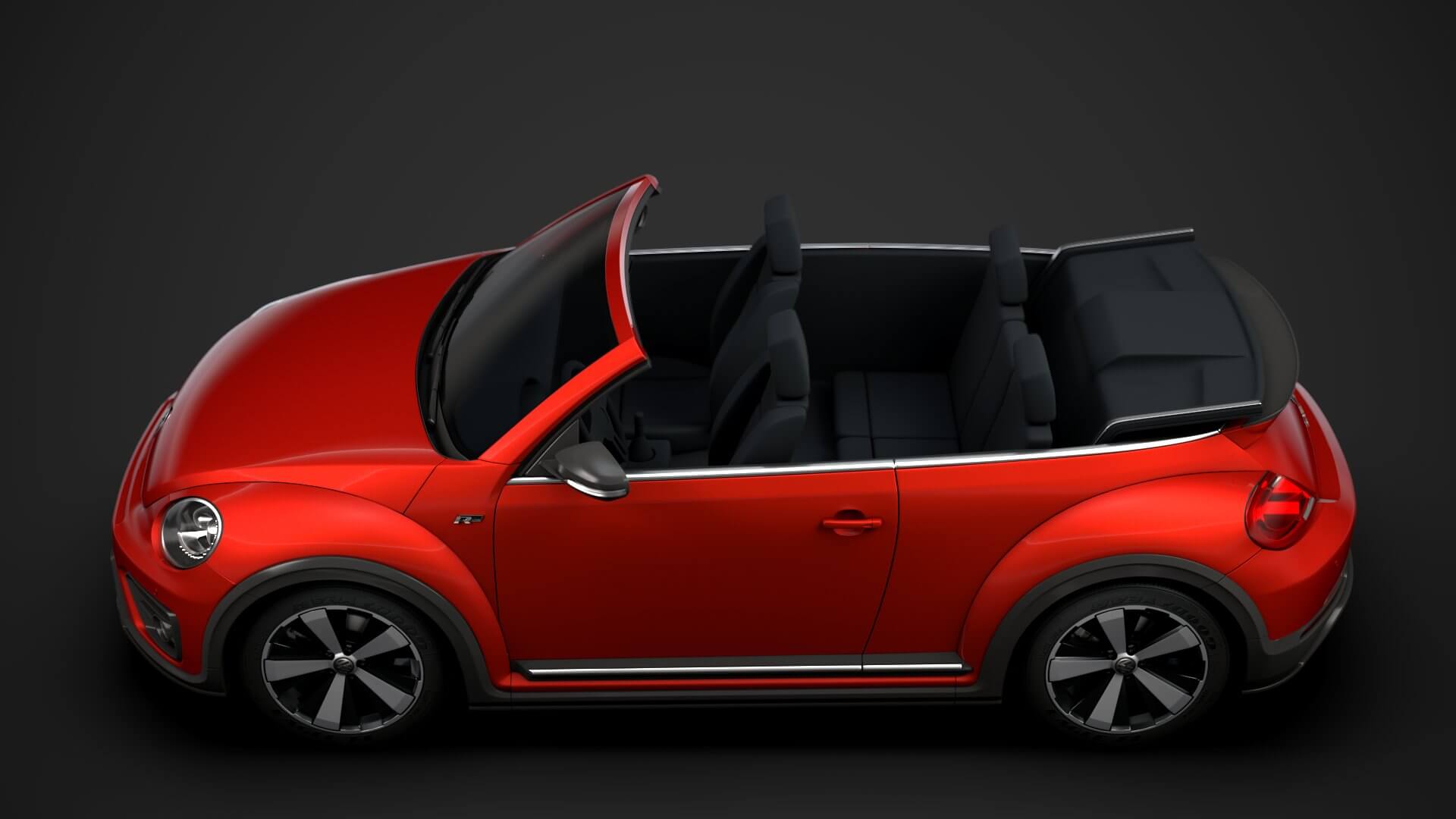 VW Beetle R LIne Convertible 2020 - 3D Model by Creator 3D