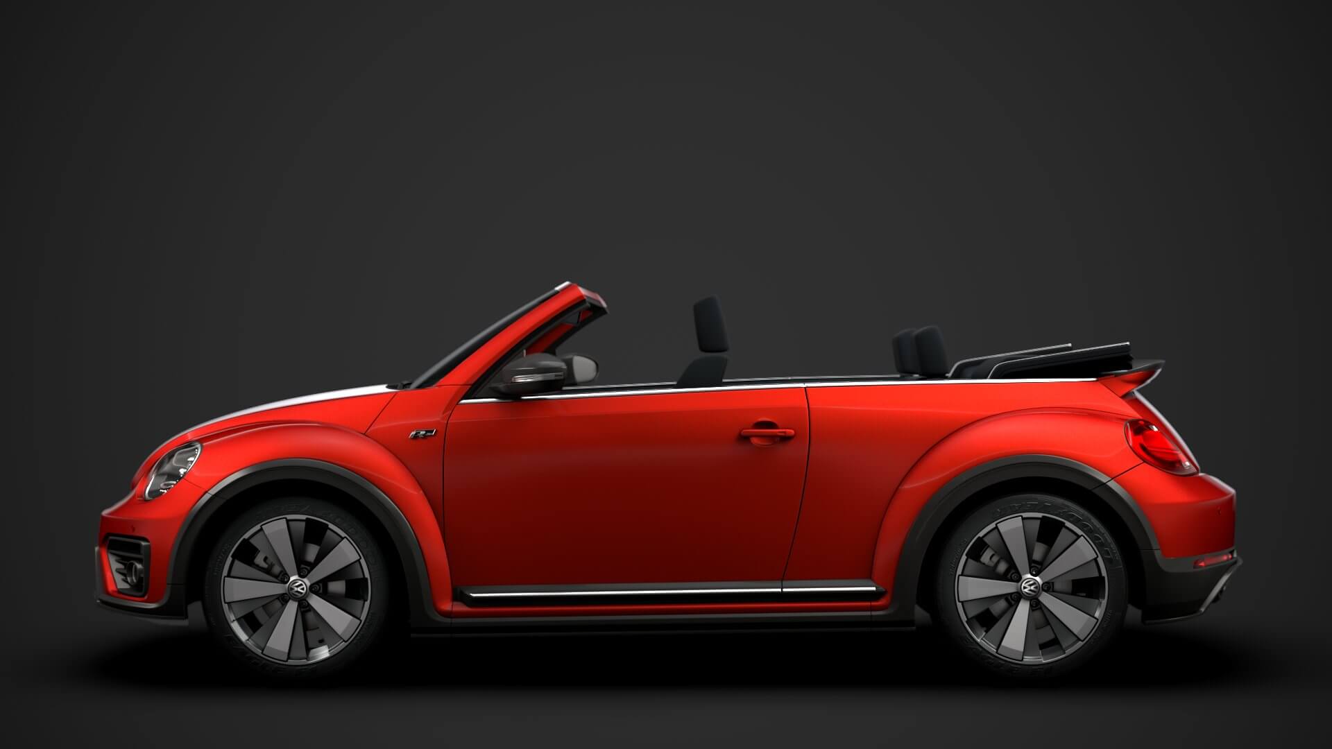 VW Beetle R LIne Convertible 2020 - 3D Model by Creator 3D
