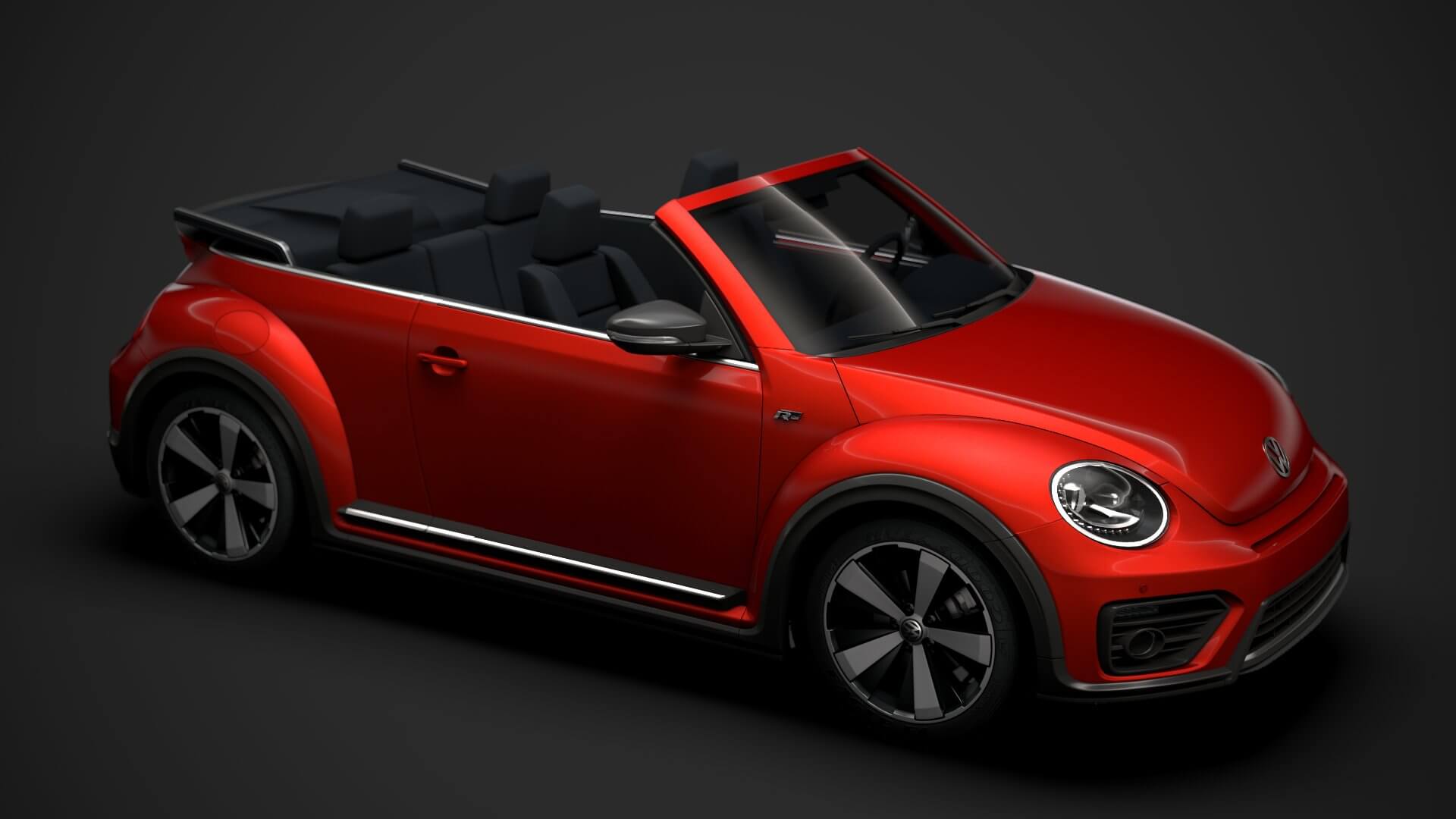VW Beetle R LIne Convertible 2020 - 3D Model by Creator 3D