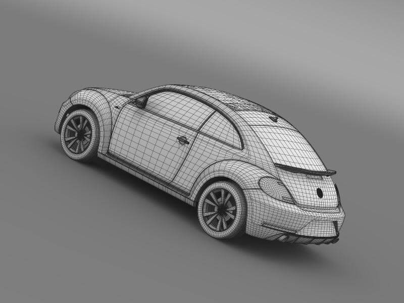 VW Beetle RLine 2014 - 3D Model by Creator 3D