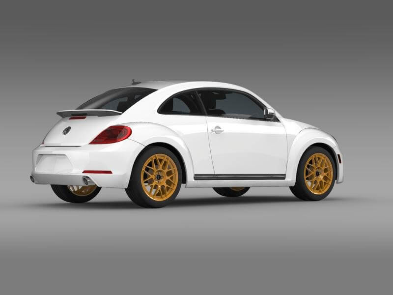 VW Beetle RS 2012 - 3D Model by Creator 3D