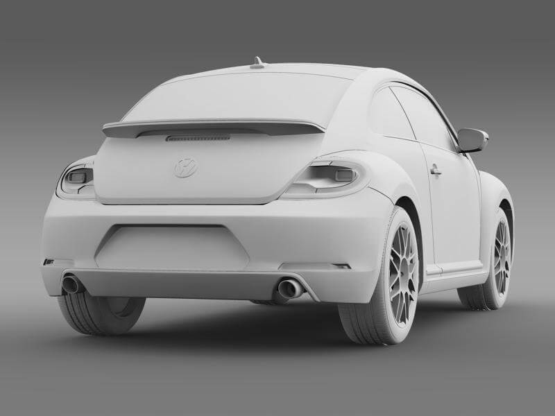 VW Beetle RS 2012 - 3D Model by Creator 3D