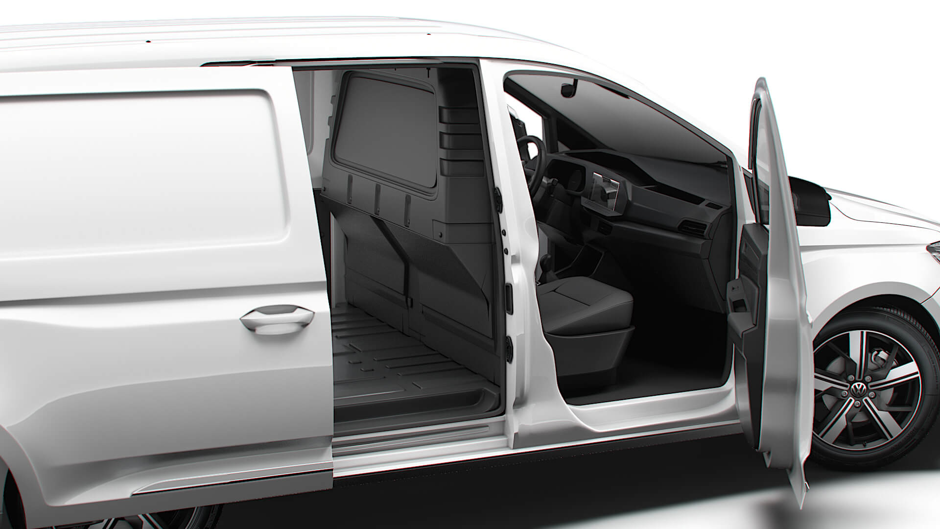 VW Caddy Cargo LWB HQ Interior 2025 - 3D Model by Creator 3D