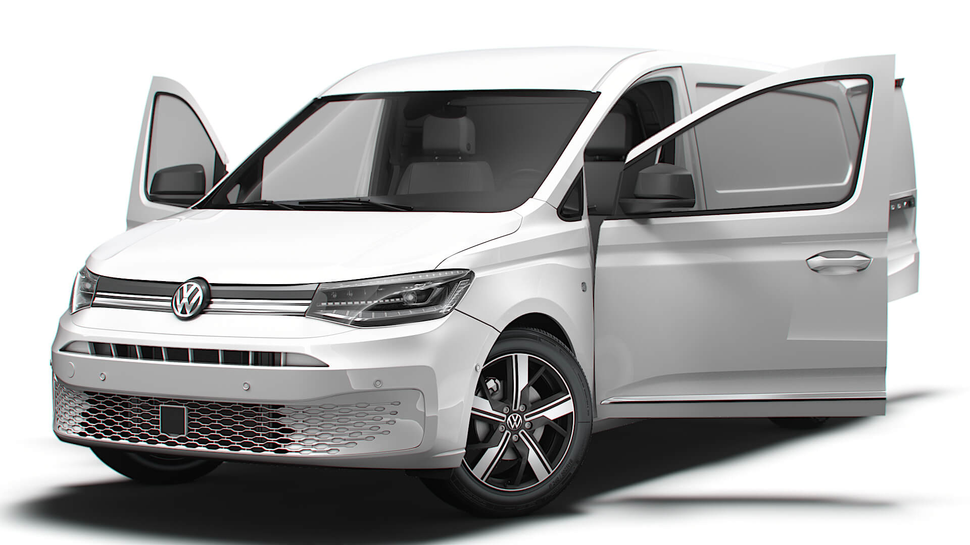 VW Caddy Cargo LWB HQ Interior 2025 - 3D Model by Creator 3D