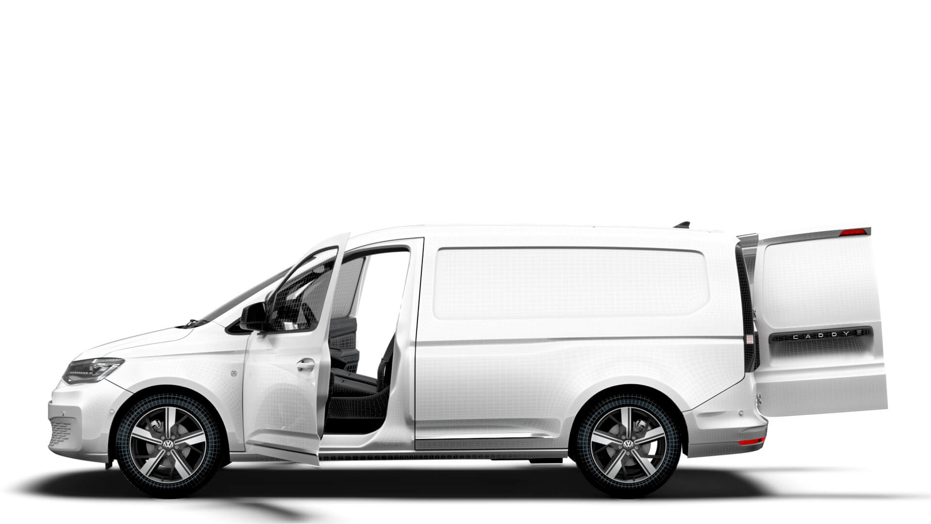 VW Caddy Cargo LWB HQ Interior 2025 - 3D Model by Creator 3D