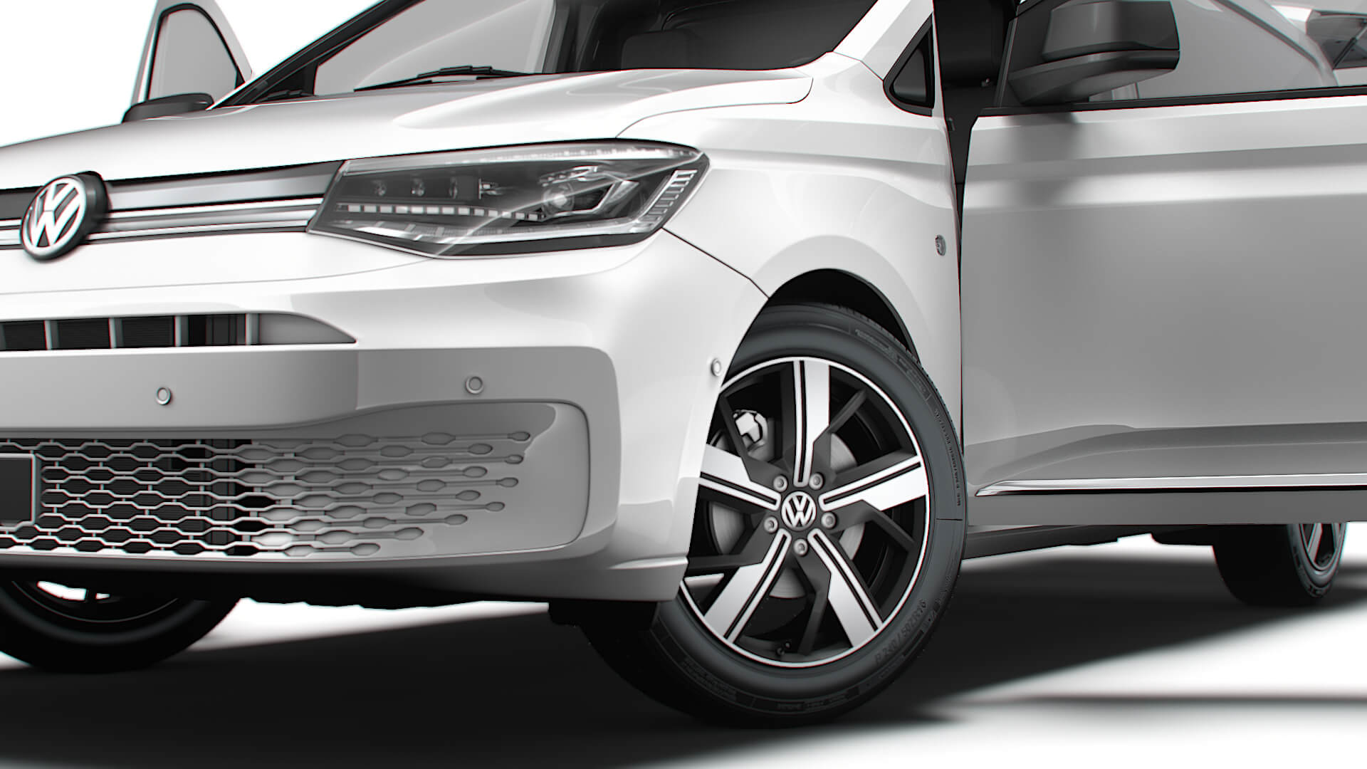 VW Caddy Cargo LWB Valve HQ Interior 2025 - 3D Model by Creator 3D