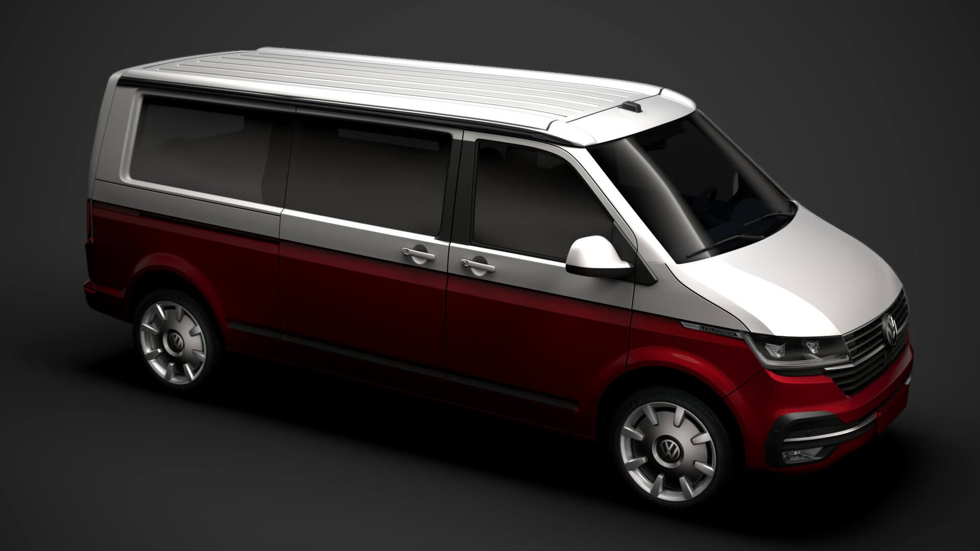 VW California LWB T6.1 2020 - 3D Model by Creator 3D