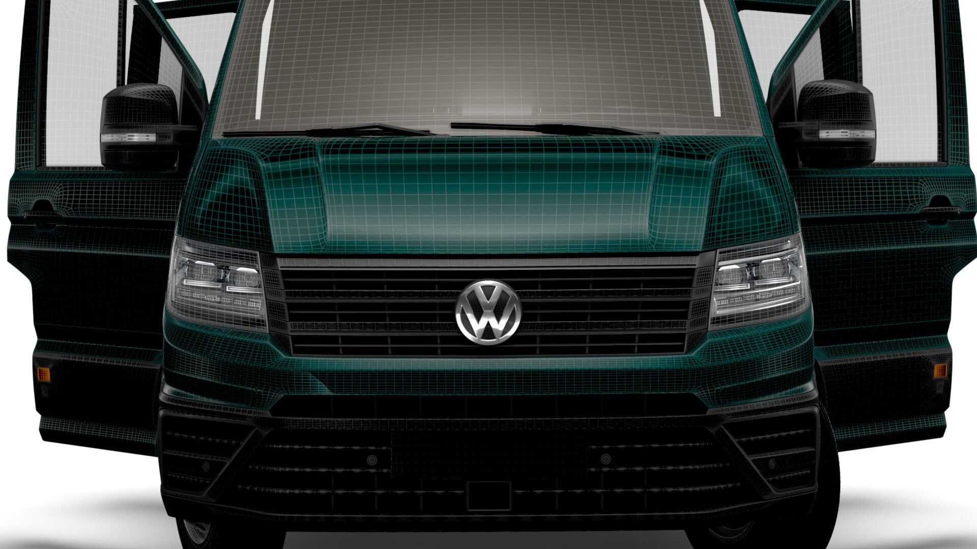 VW Crafter Chassis DoubleCab L1 Hqinterior 2023 - 3D Model by Creator 3D