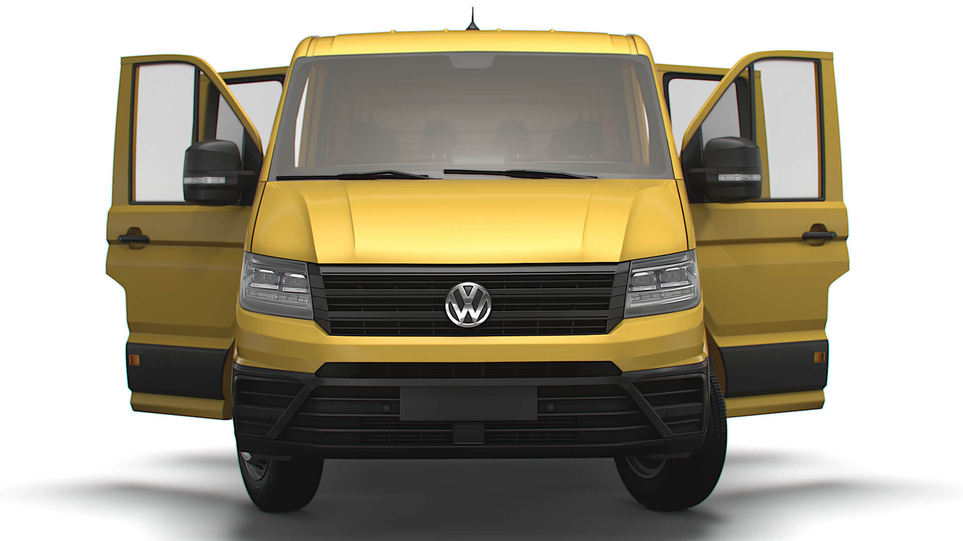 VW Crafter Chassis DoubleCab L3 Hqinterior 2023 - 3D Model by Creator 3D