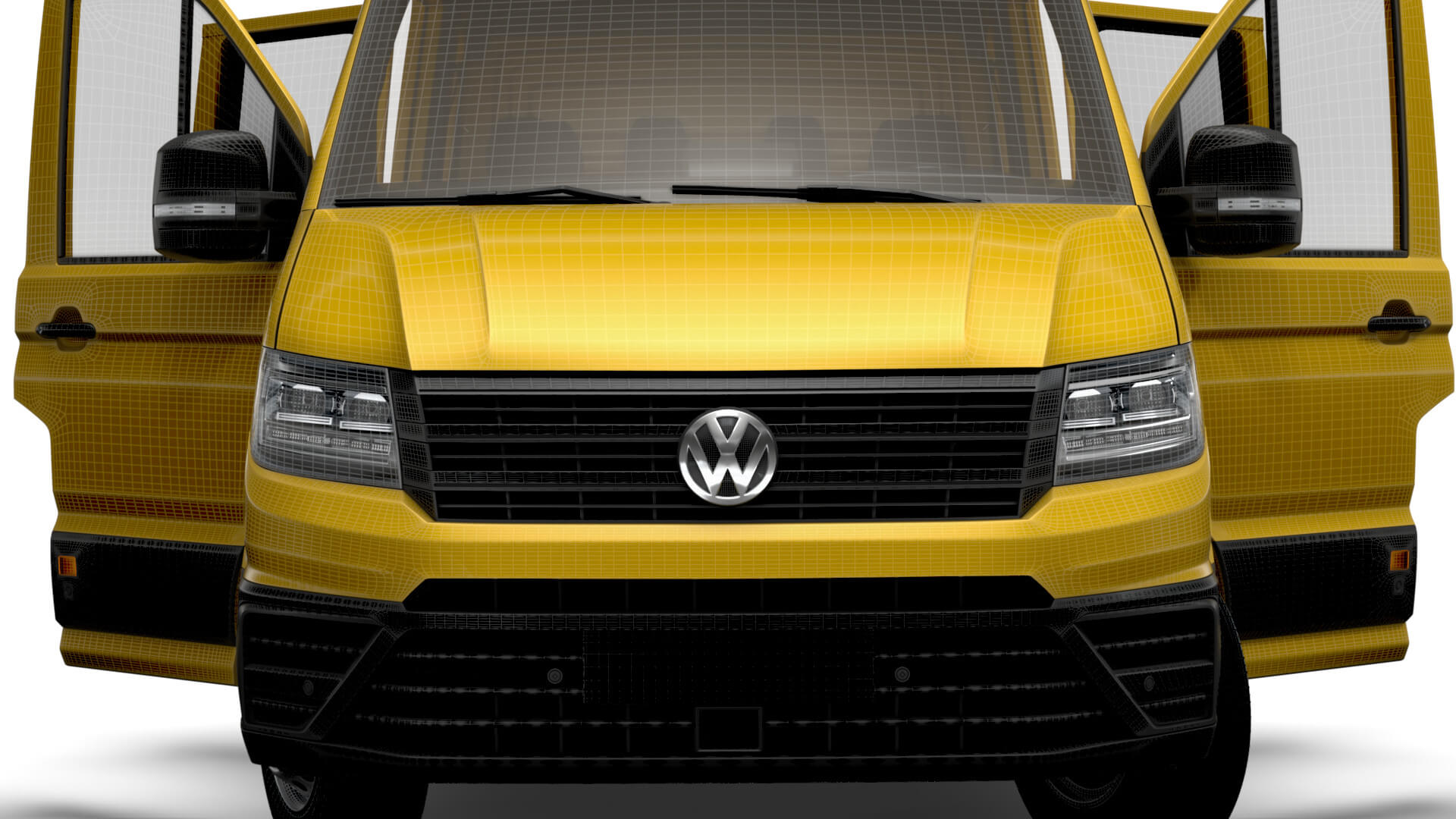 VW Crafter Chassis DoubleCab L3 Hqinterior 2023 - 3D Model by Creator 3D