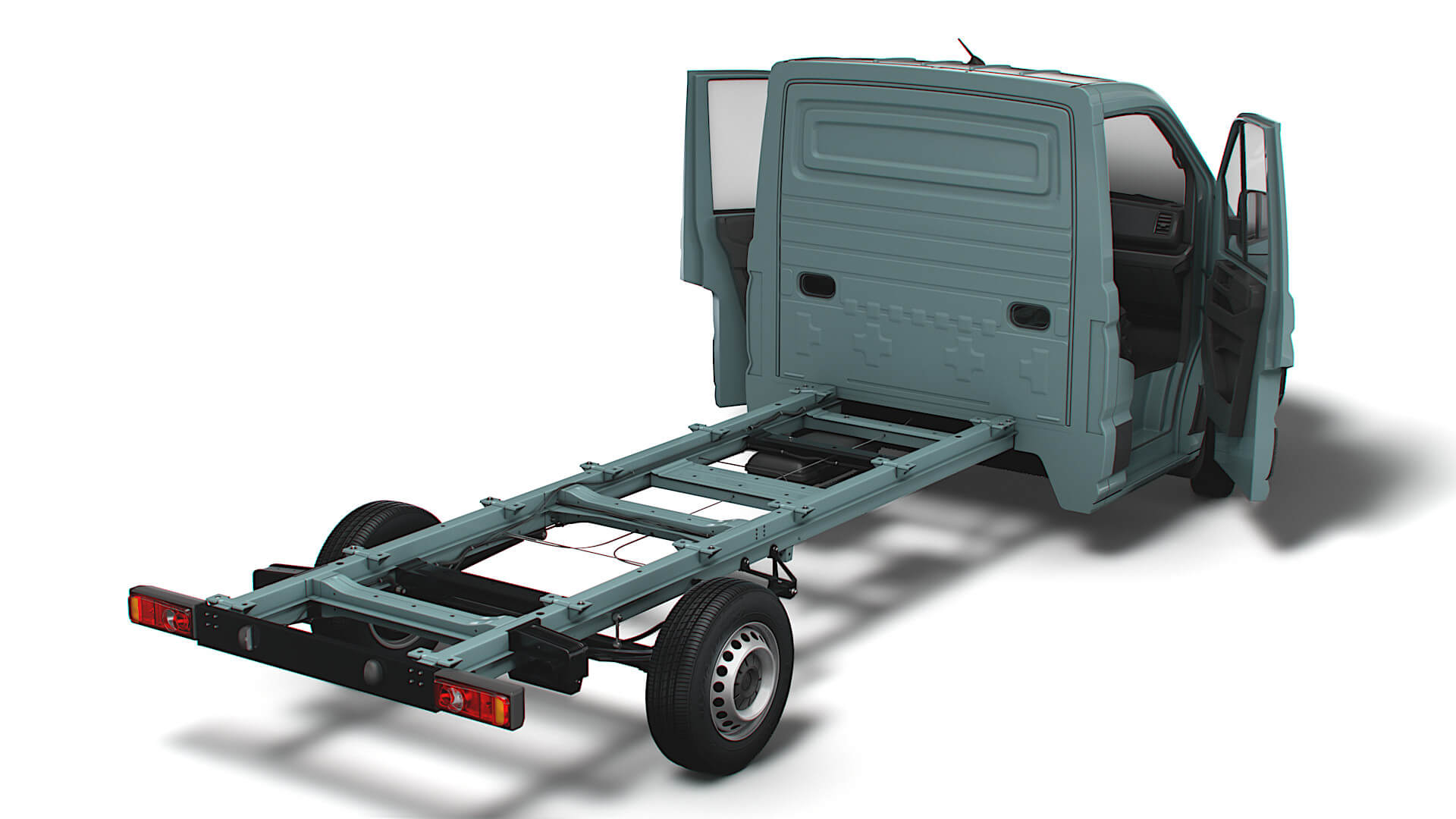 VW Crafter Chassis SingleCab L2 Hqinterior 2023 - 3D Model by Creator 3D