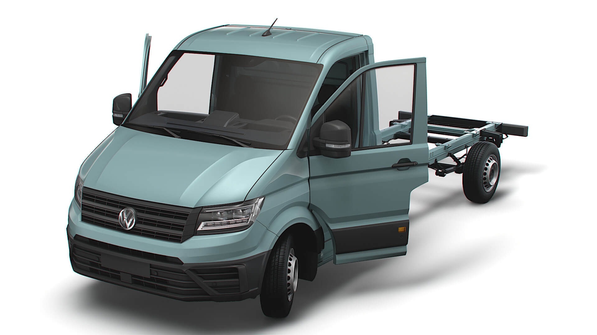 VW Crafter Chassis SingleCab L2 Hqinterior 2023 - 3D Model by Creator 3D