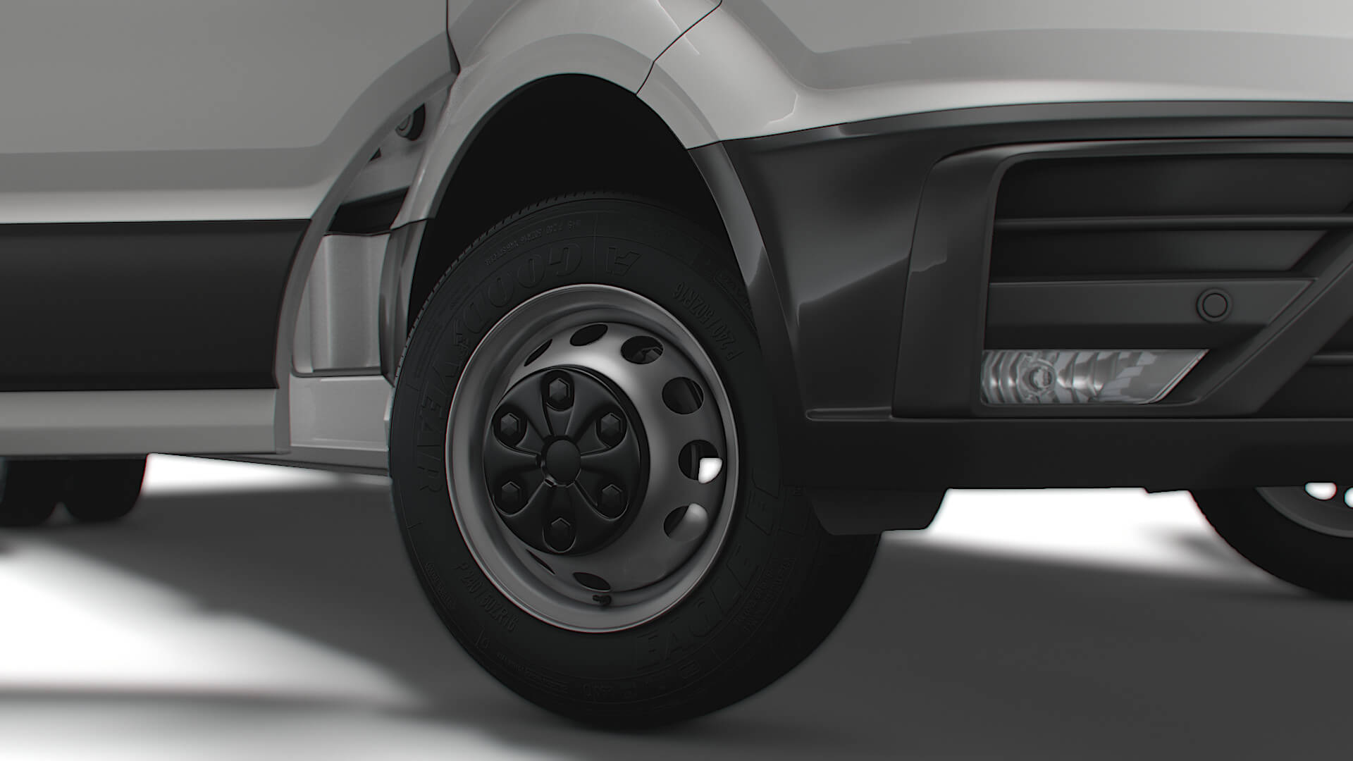 VW Crafter Combi L2H2 HQ Interior 2023 - 3D Model by Creator 3D