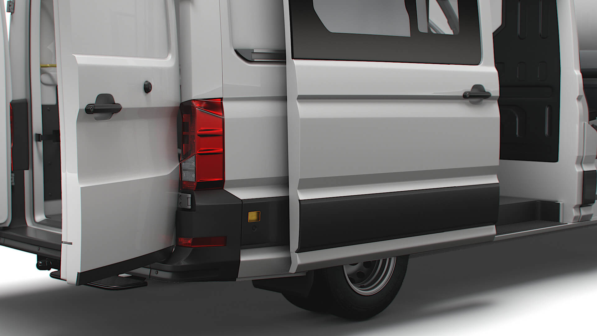 VW Crafter Combi L2H2 HQ Interior 2023 - 3D Model by Creator 3D