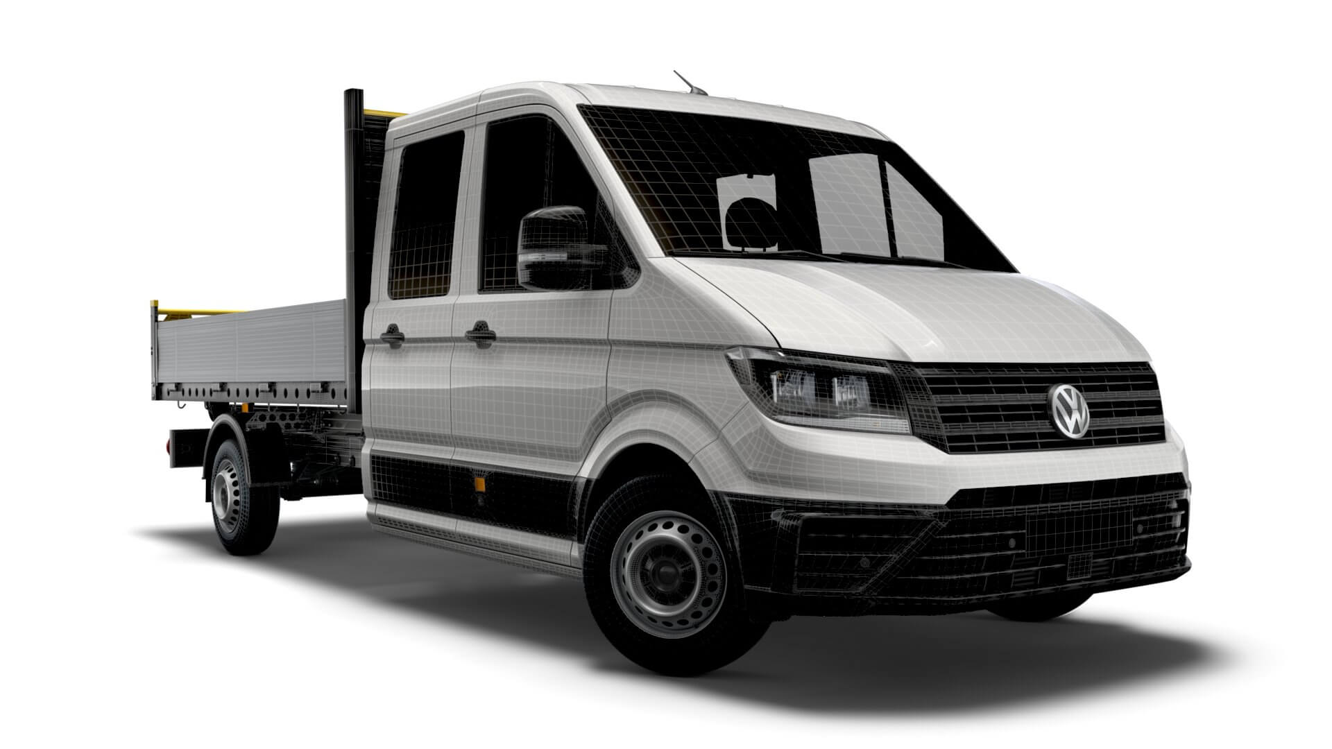 VW Crafter Double Cab Tipper 2021 - 3D Model by Creator 3D