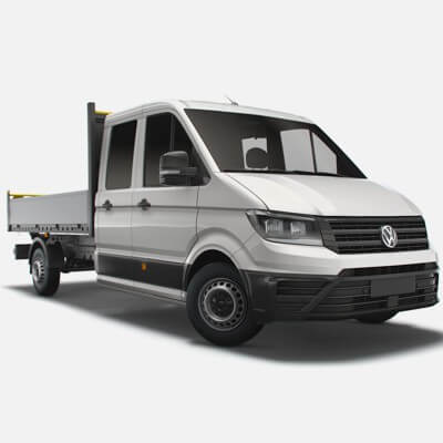 VW Crafter Double Cab Tipper 2021 - 3D Model by Creator 3D